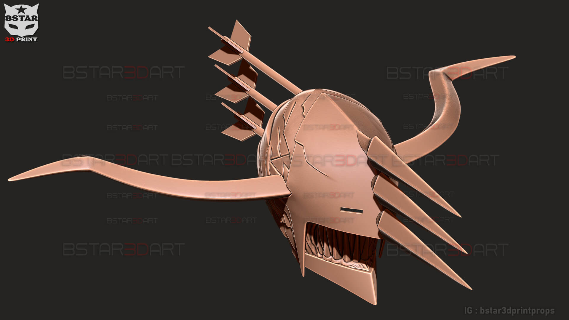 Crossbow Devil Quanxi Helmet - Chainsaw Man Cosplay 3D Model by blackstar90