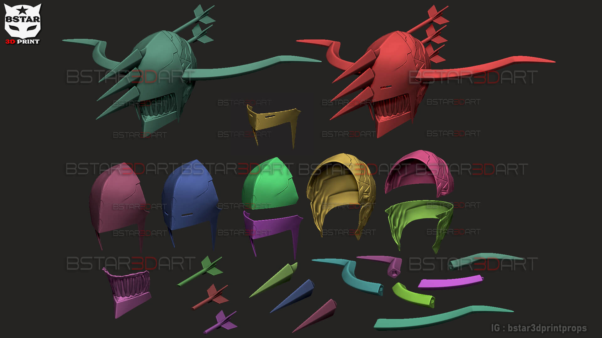 Crossbow Devil Quanxi Helmet - Chainsaw Man Cosplay 3D Model by blackstar90