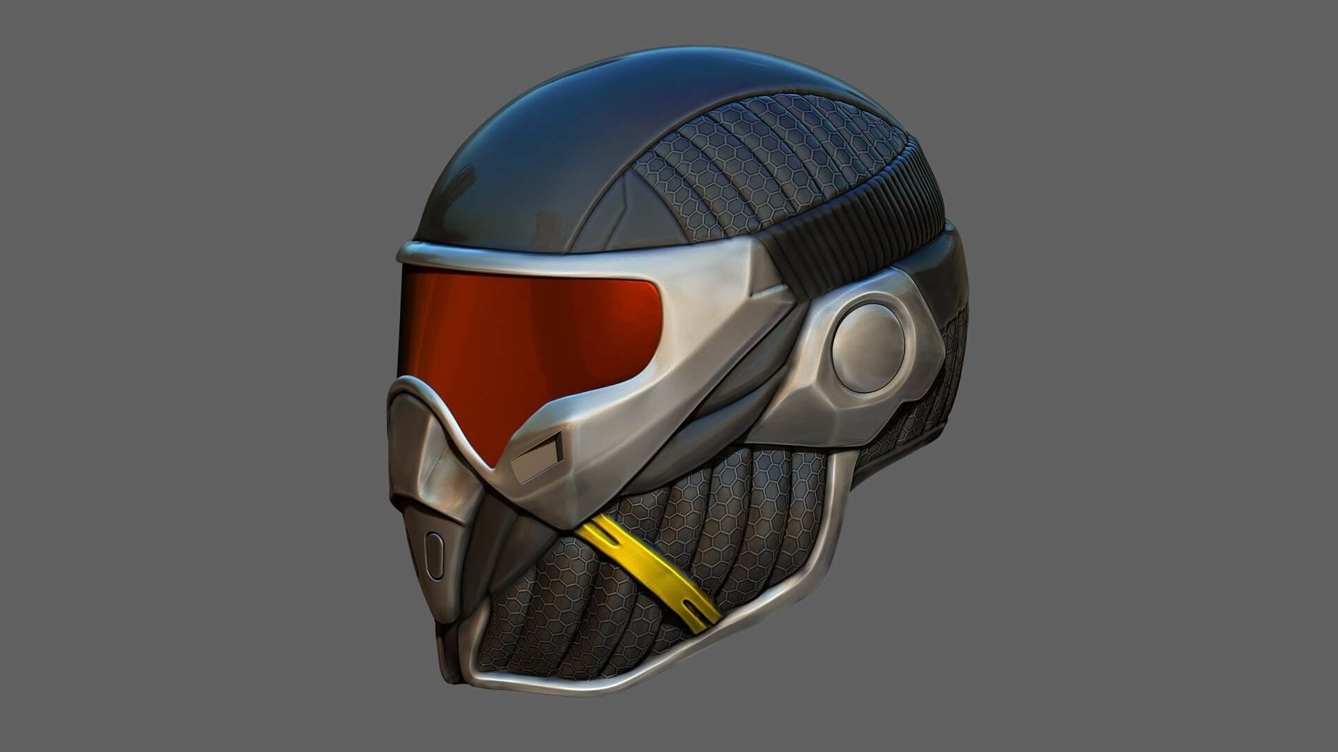 Crysis Helmet - 3D Model by blackstar90