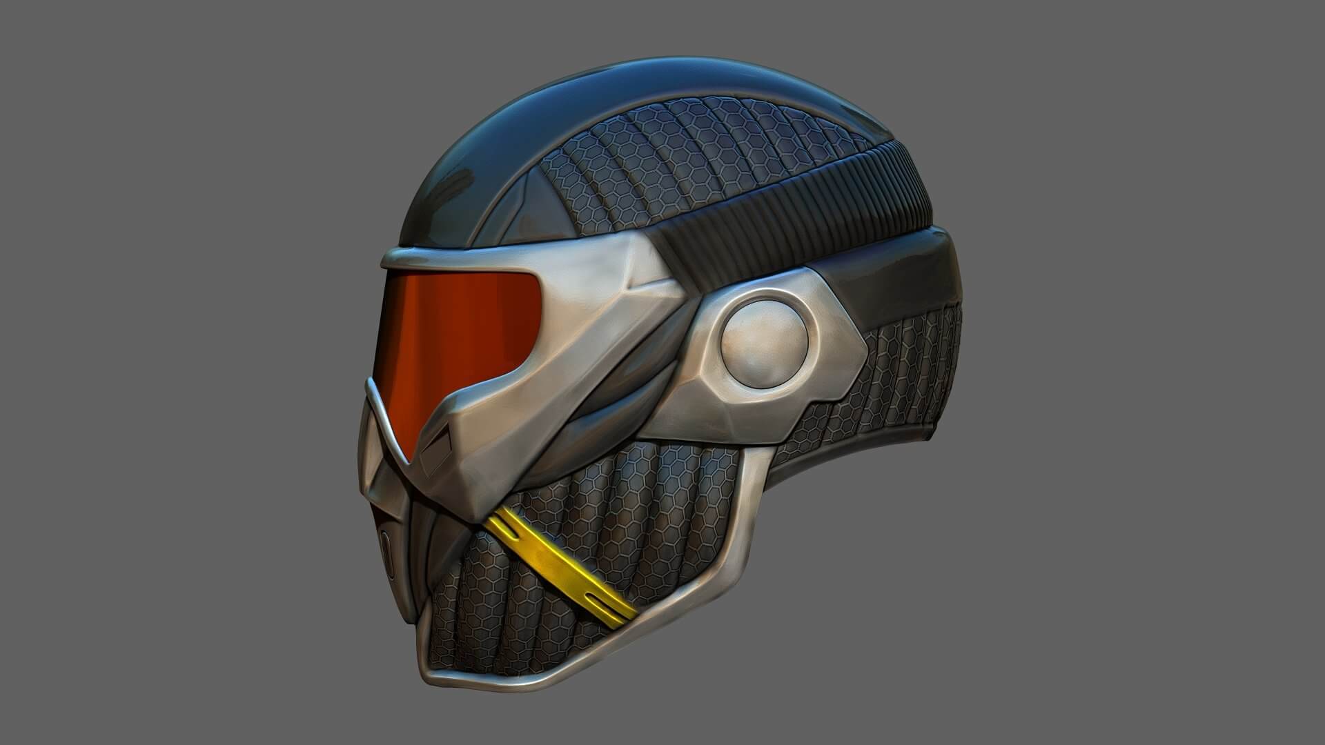 Crysis Helmet - 3D Model by blackstar90