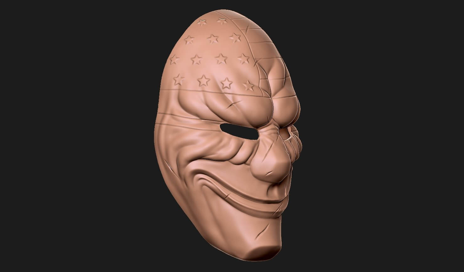 Dallas Payday 2 Mask - 3D Model by blackstar90