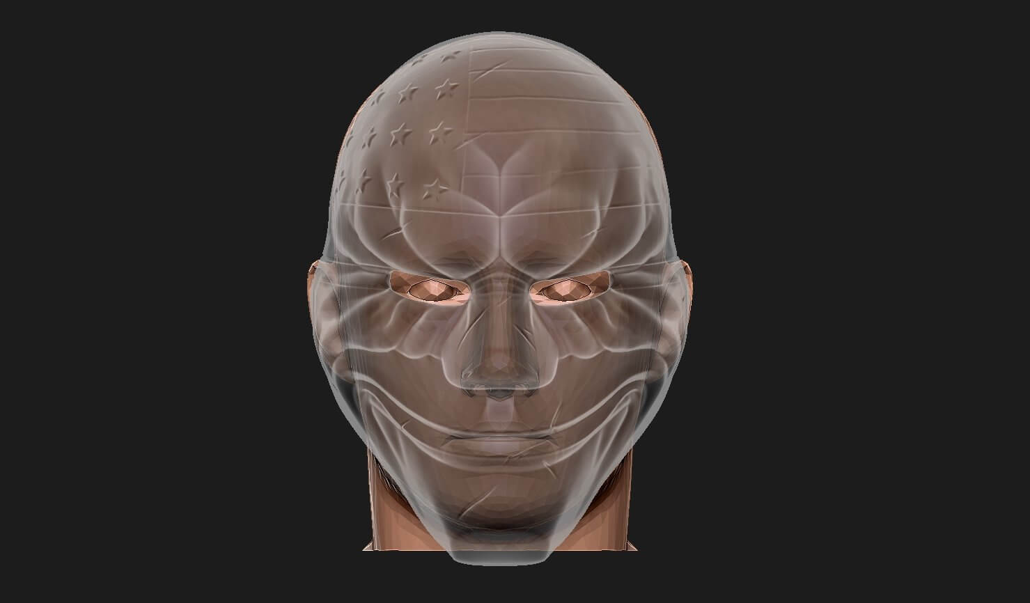 Dallas Payday 2 Mask - 3D Model by blackstar90