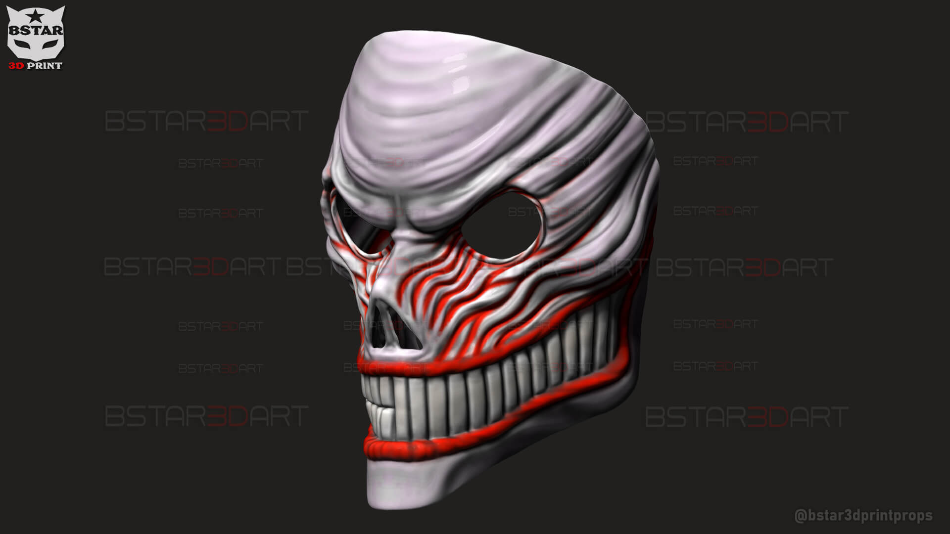 Dandadan Aira Shiratori Full Mask - Anime Cosplay 3D Model by blackstar90