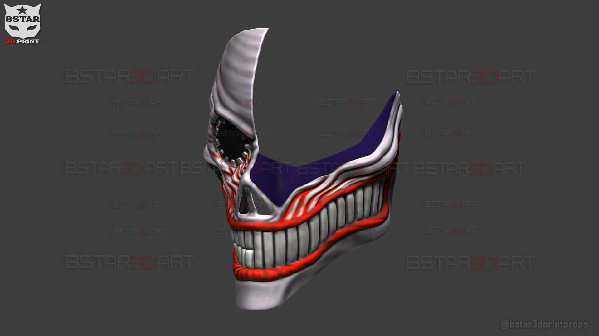 Dandadan Aira Shiratori Mask - Anime Cosplay 3D Model by blackstar90