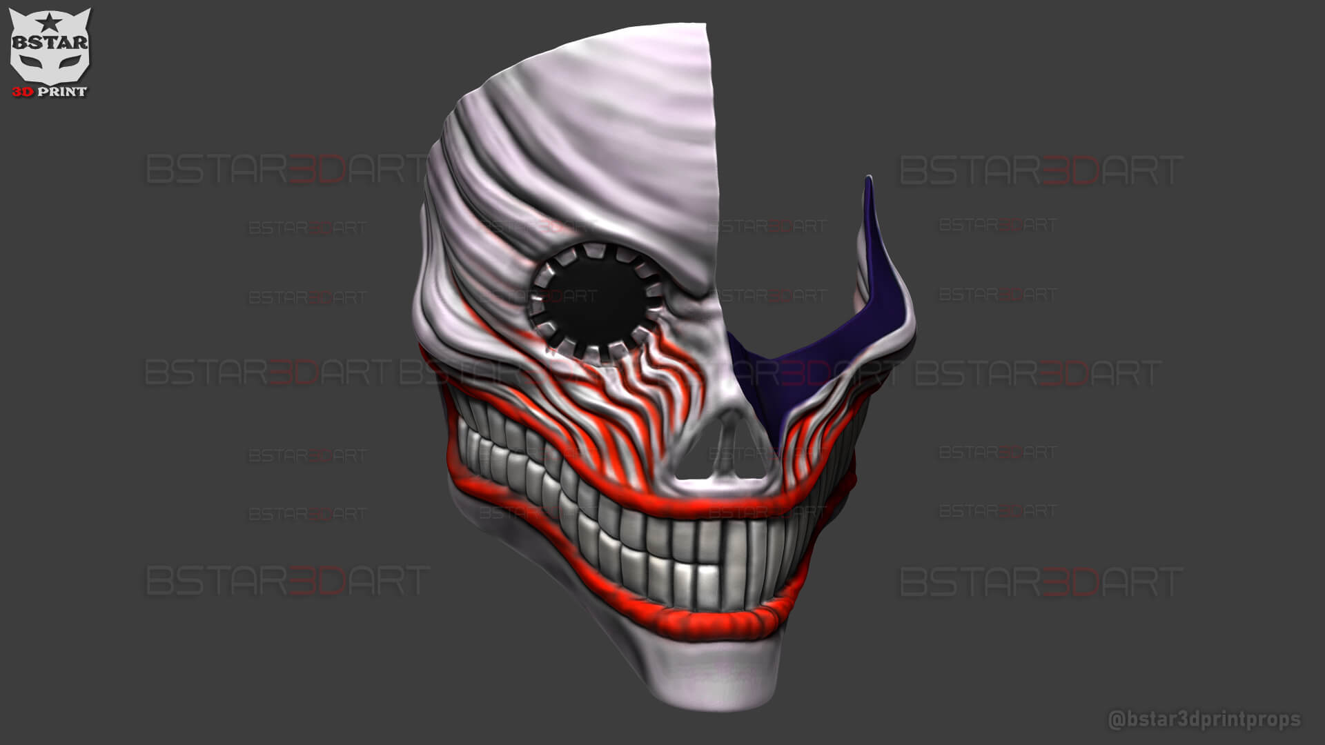 Dandadan Aira Shiratori Mask - Anime Cosplay 3D Model by blackstar90