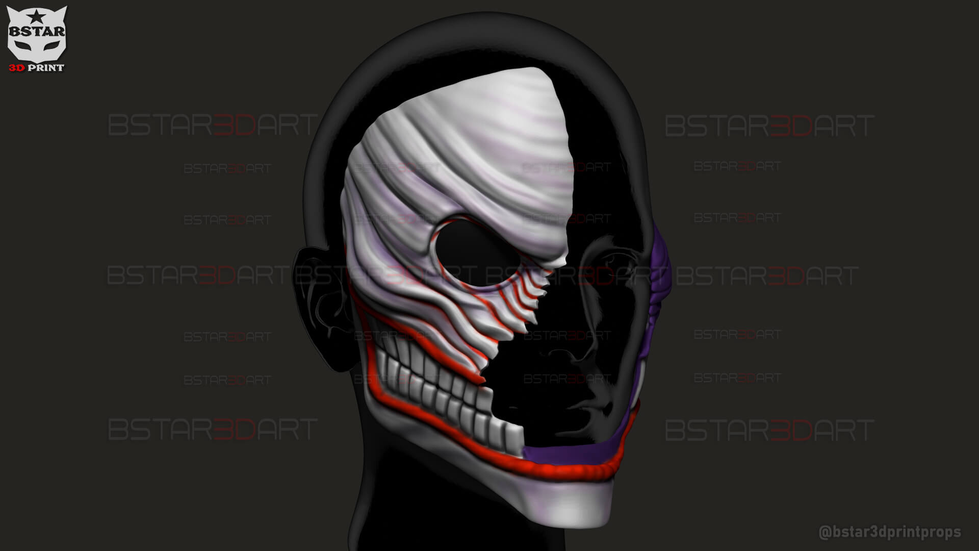Dandadan Aira Shiratori Mask Damaged - Anime Cosplay 3D Model by ...