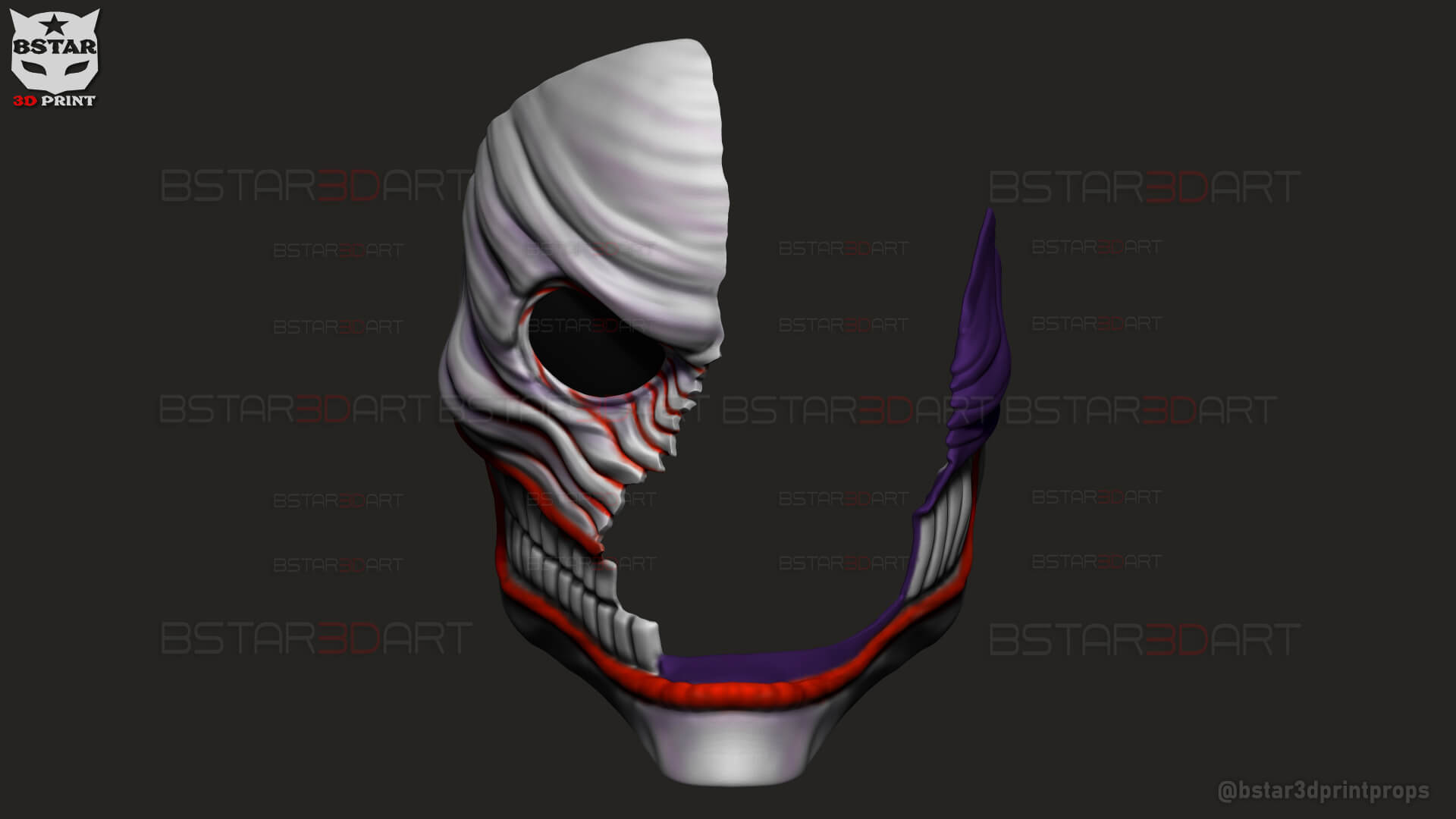 Dandadan Aira Shiratori Mask Damaged - Anime Cosplay 3D Model by ...