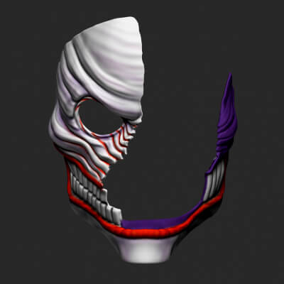 Dandadan Aira Shiratori Mask Damaged - Anime Cosplay 3D Model by ...
