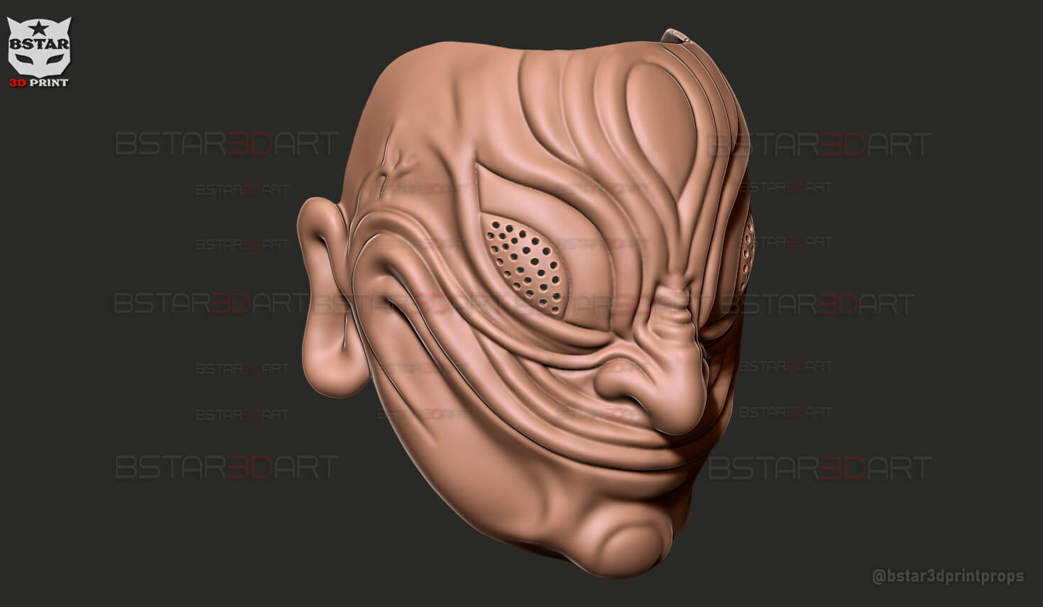 Dandadan Evil Eye Yokai Mask - Anime Cosplay 3D Model by blackstar90