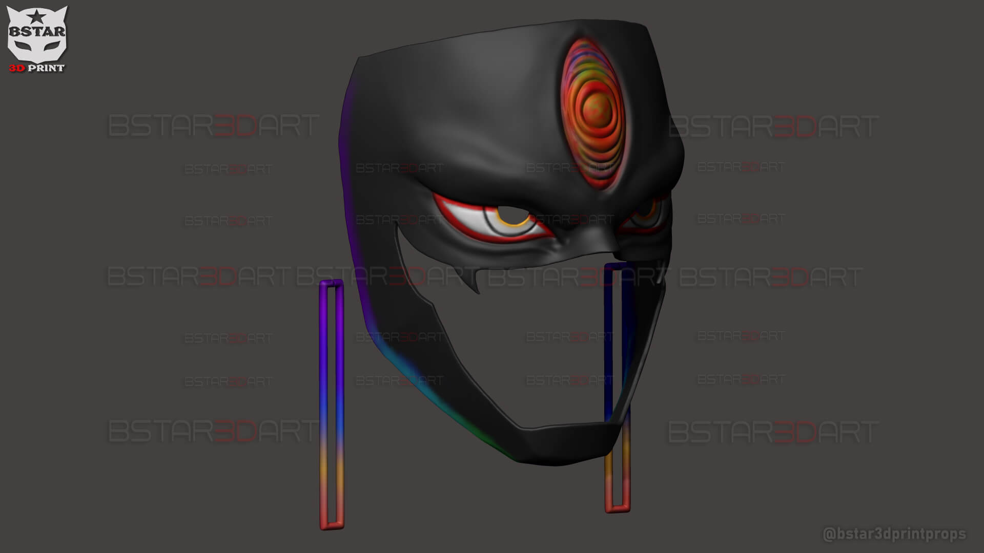 Dandadan Jiji Mask - Anime Cosplay 3D Model by blackstar90