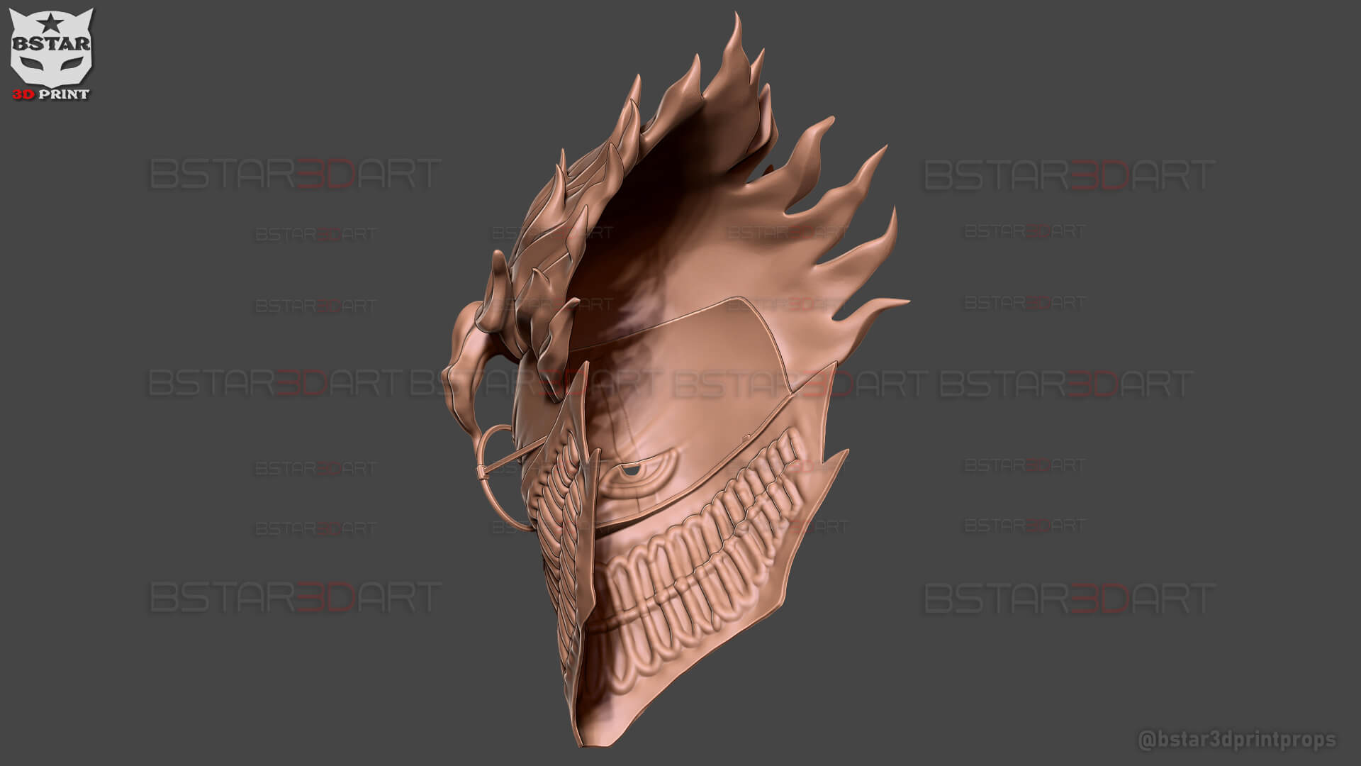 Dandadan Okarun Full Mask - Anime Cosplay 3D Model by blackstar90