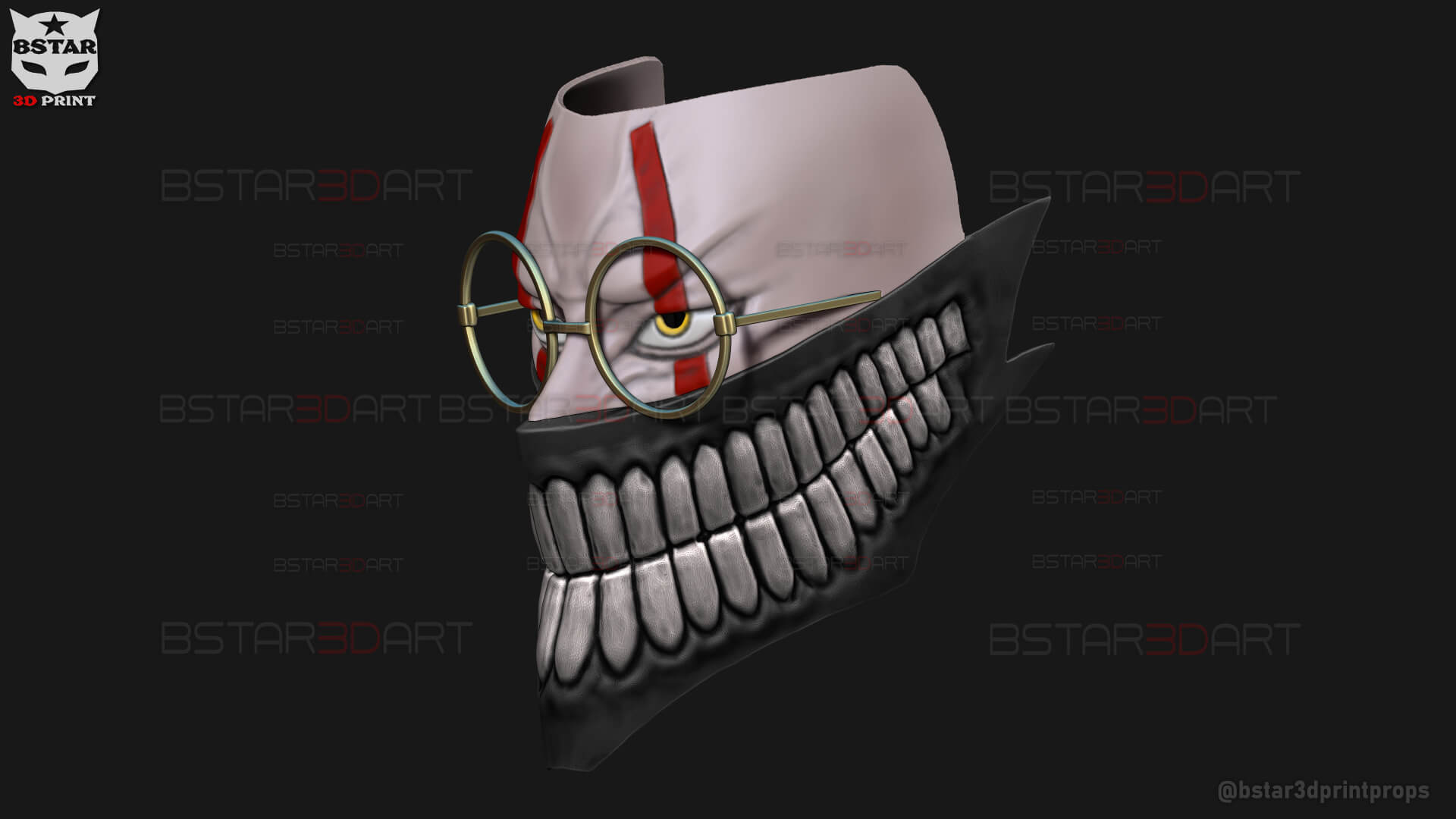 Dandadan Okarun Mask - Anime Cosplay 3D Model by blackstar90