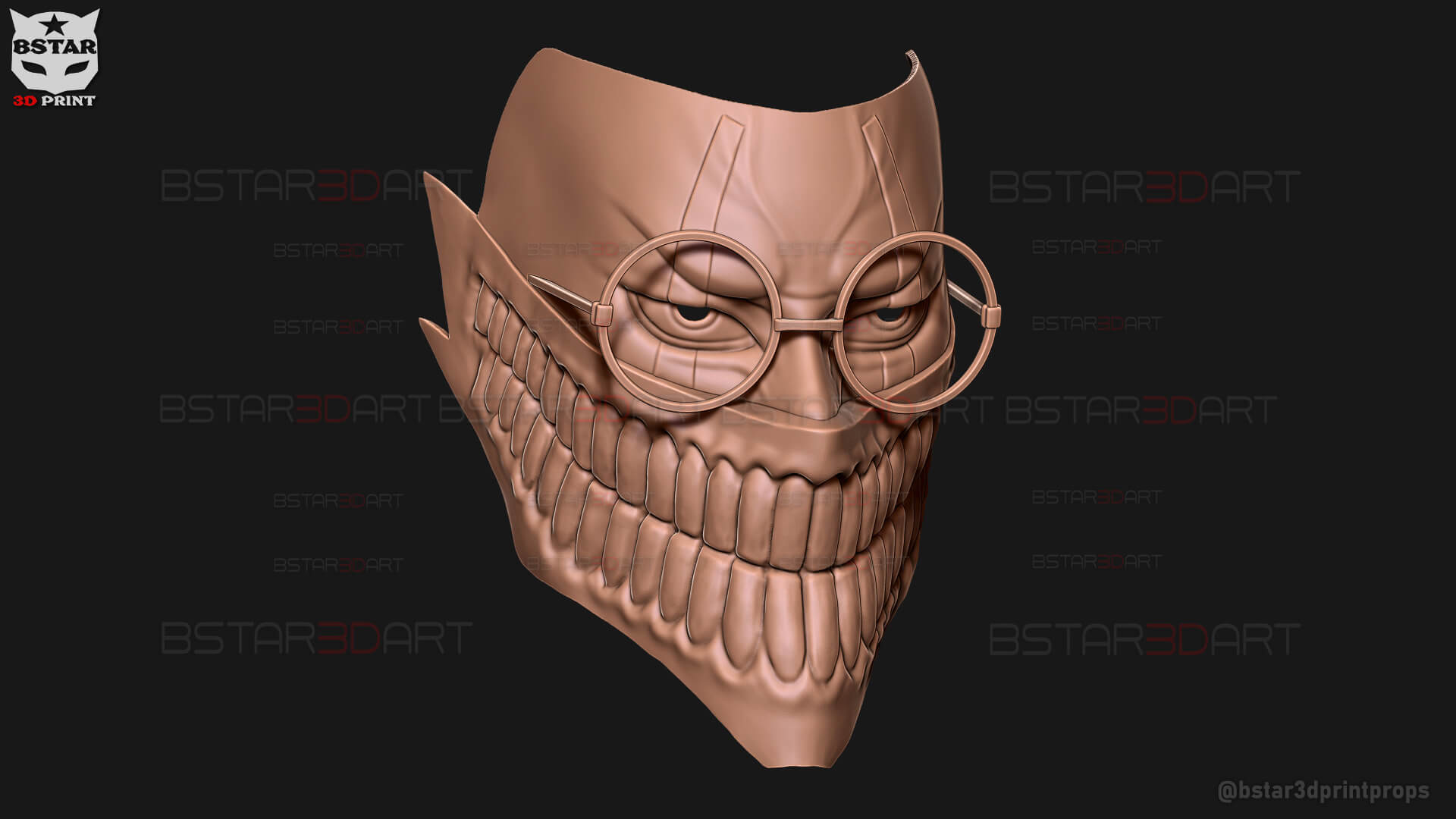 Dandadan Okarun Mask - Anime Cosplay 3D Model by blackstar90