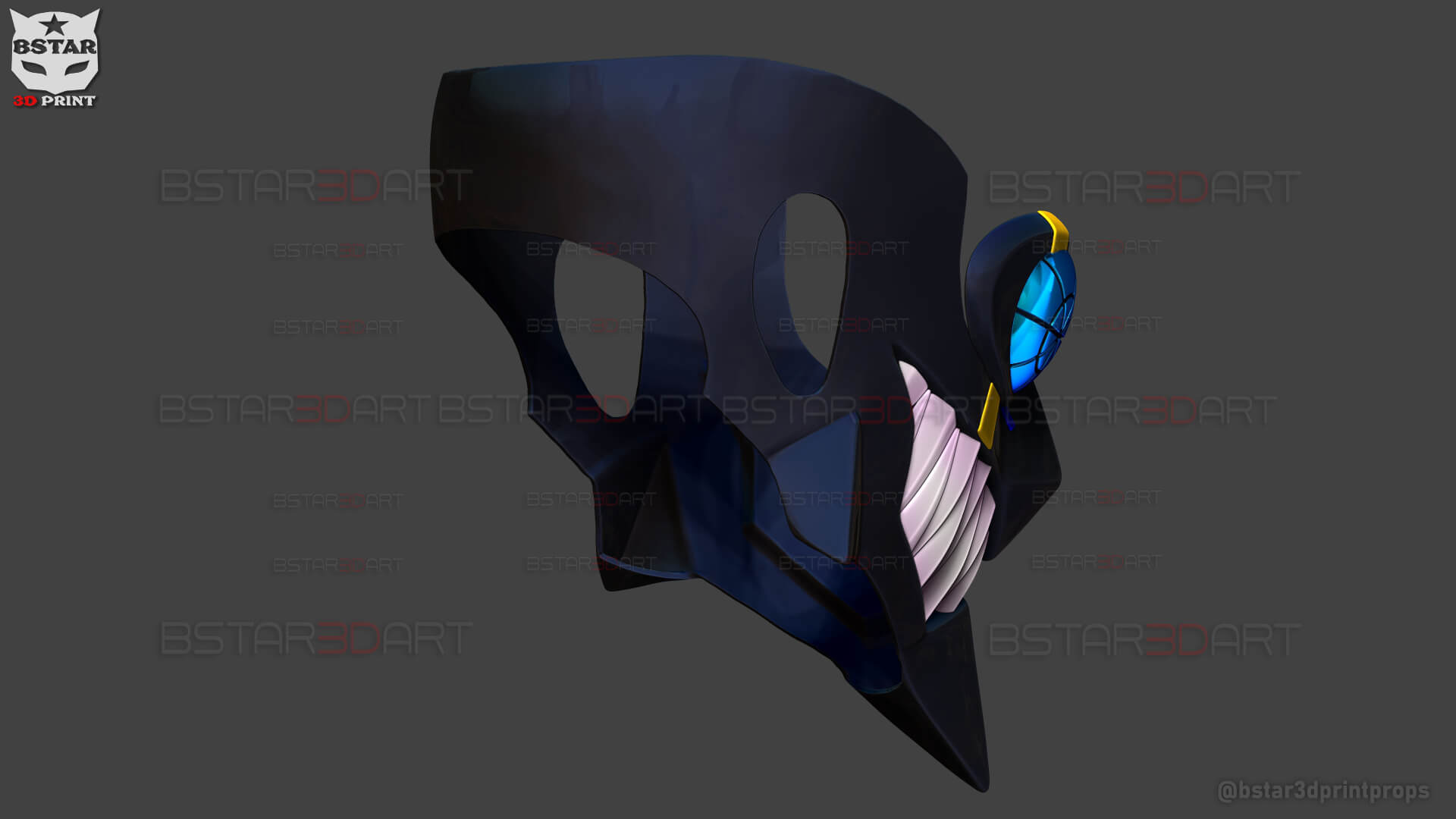 Dandadan Umbrella Boy Face Mask - Anime Cosplay 3D Model by blackstar90