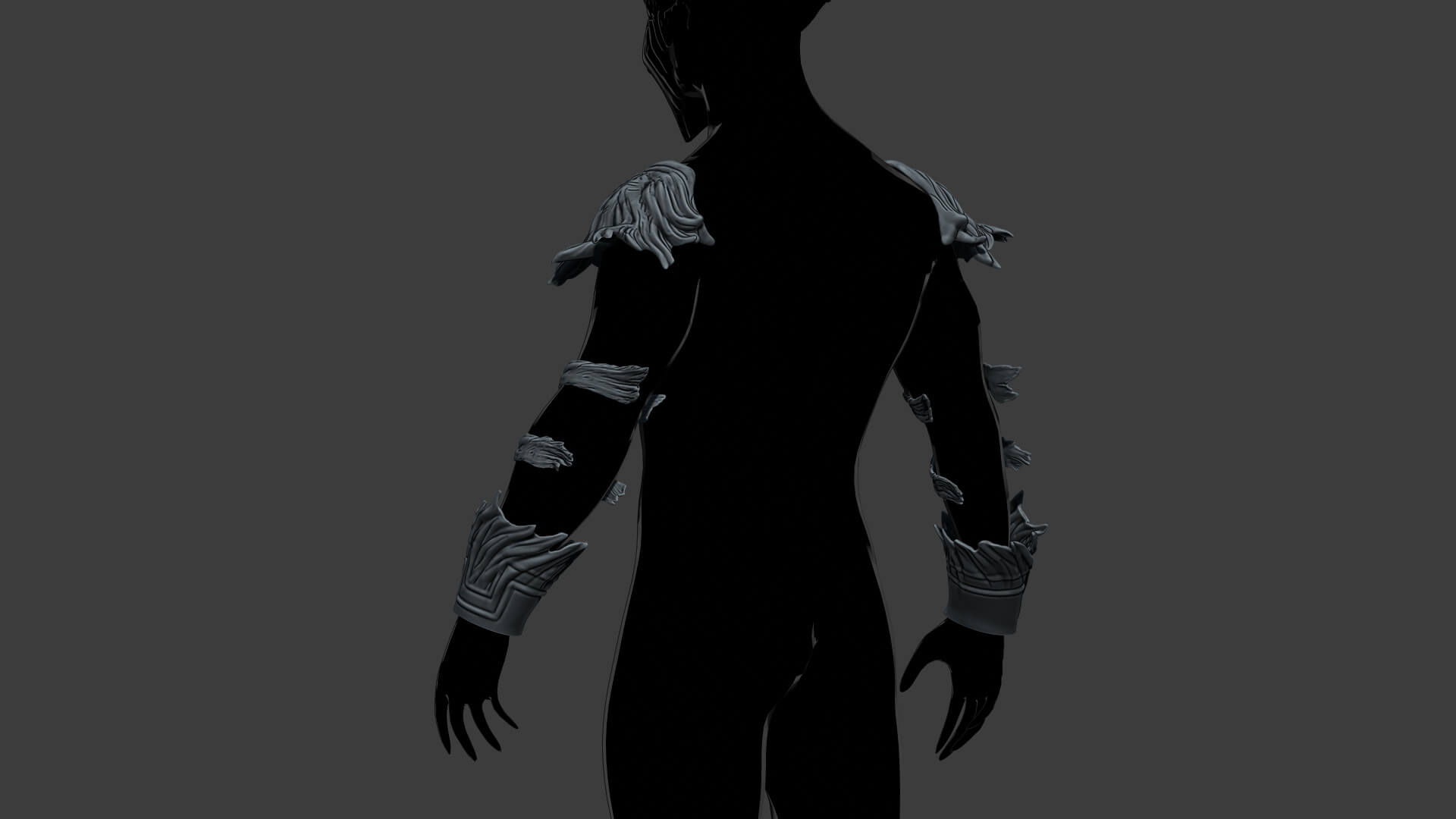 Dark Deku Full Arms Armor Suit - My Hero Academia Cosplay 3D Model by ...