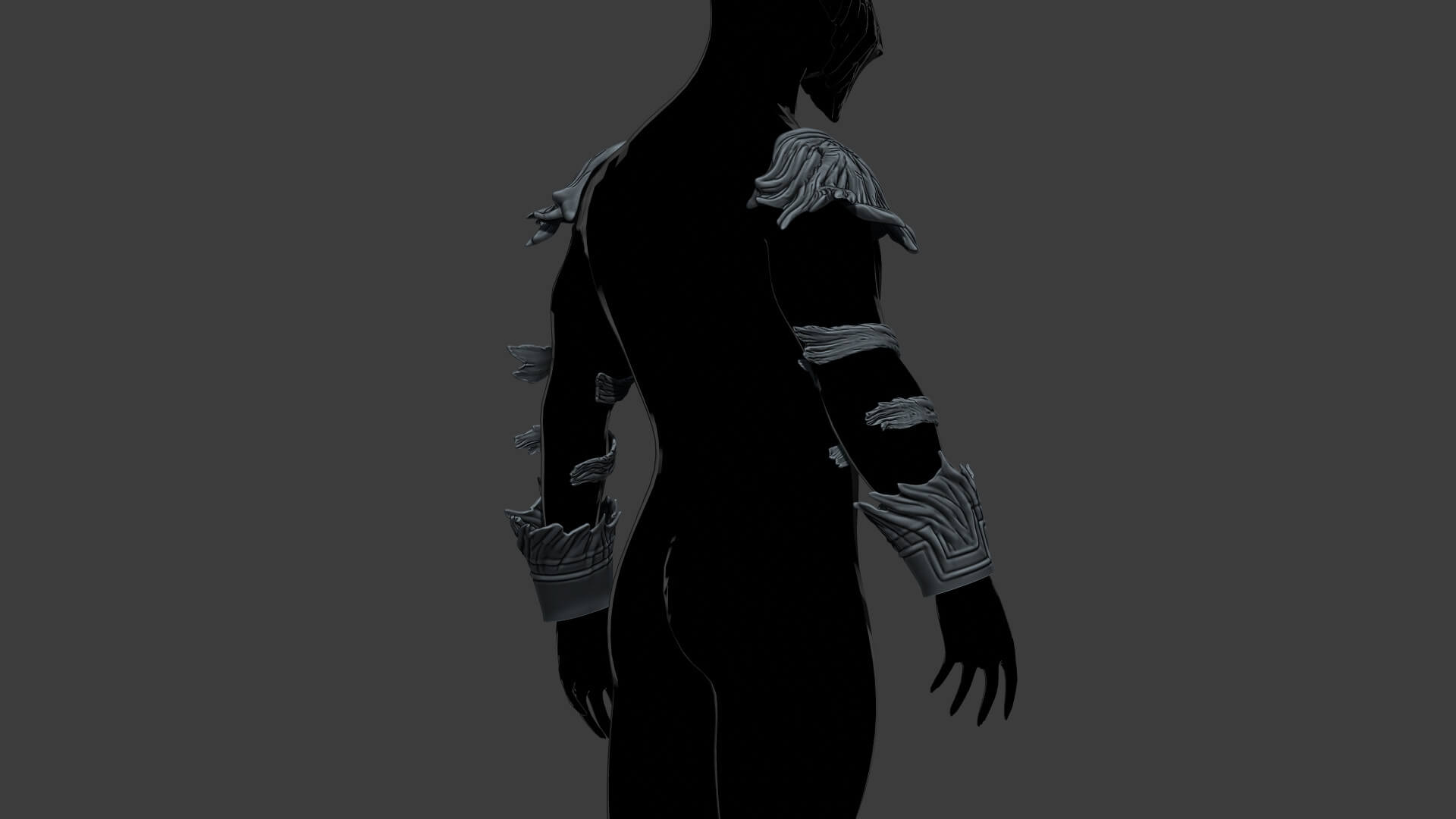 Dark Deku Full Arms Armor Suit - My Hero Academia Cosplay 3D Model by ...