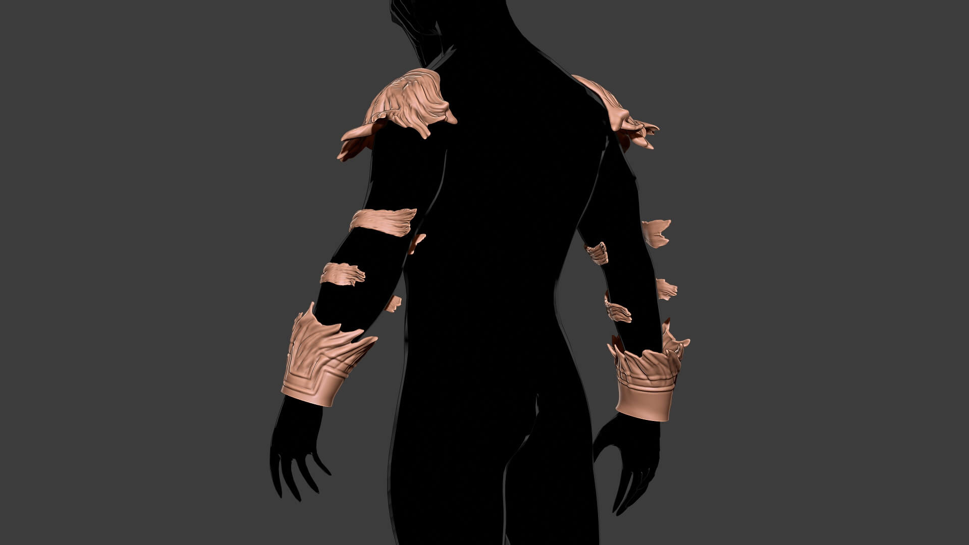 Dark Deku Full Arms Armor Suit - My Hero Academia Cosplay 3D Model by ...