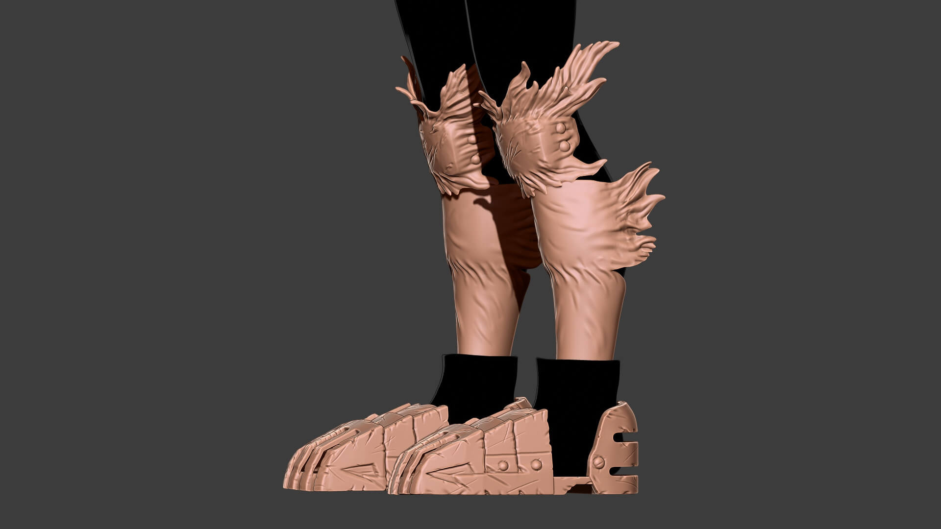 Dark Deku Legs Armor Suit - My Hero Academia Cosplay 3D Model by ...