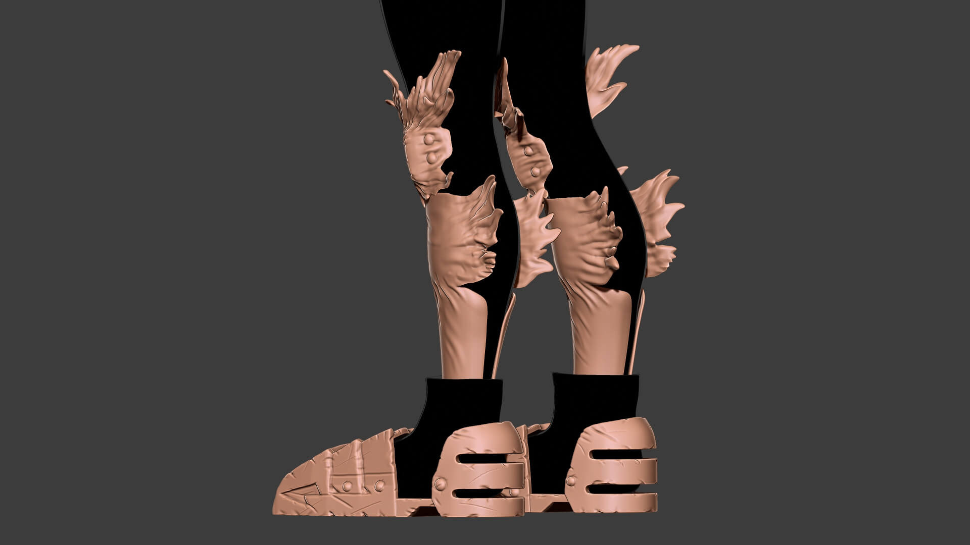 Dark Deku Legs Armor Suit - My Hero Academia Cosplay 3D Model by ...