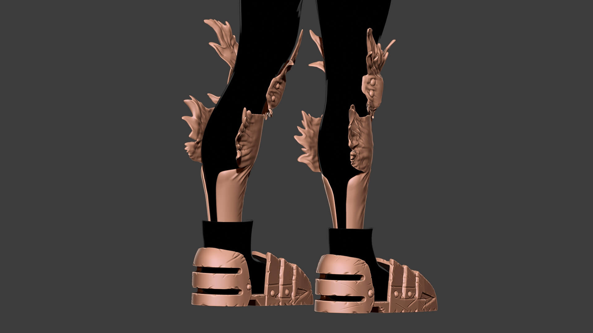 Dark Deku Legs Armor Suit - My Hero Academia Cosplay 3D Model by ...
