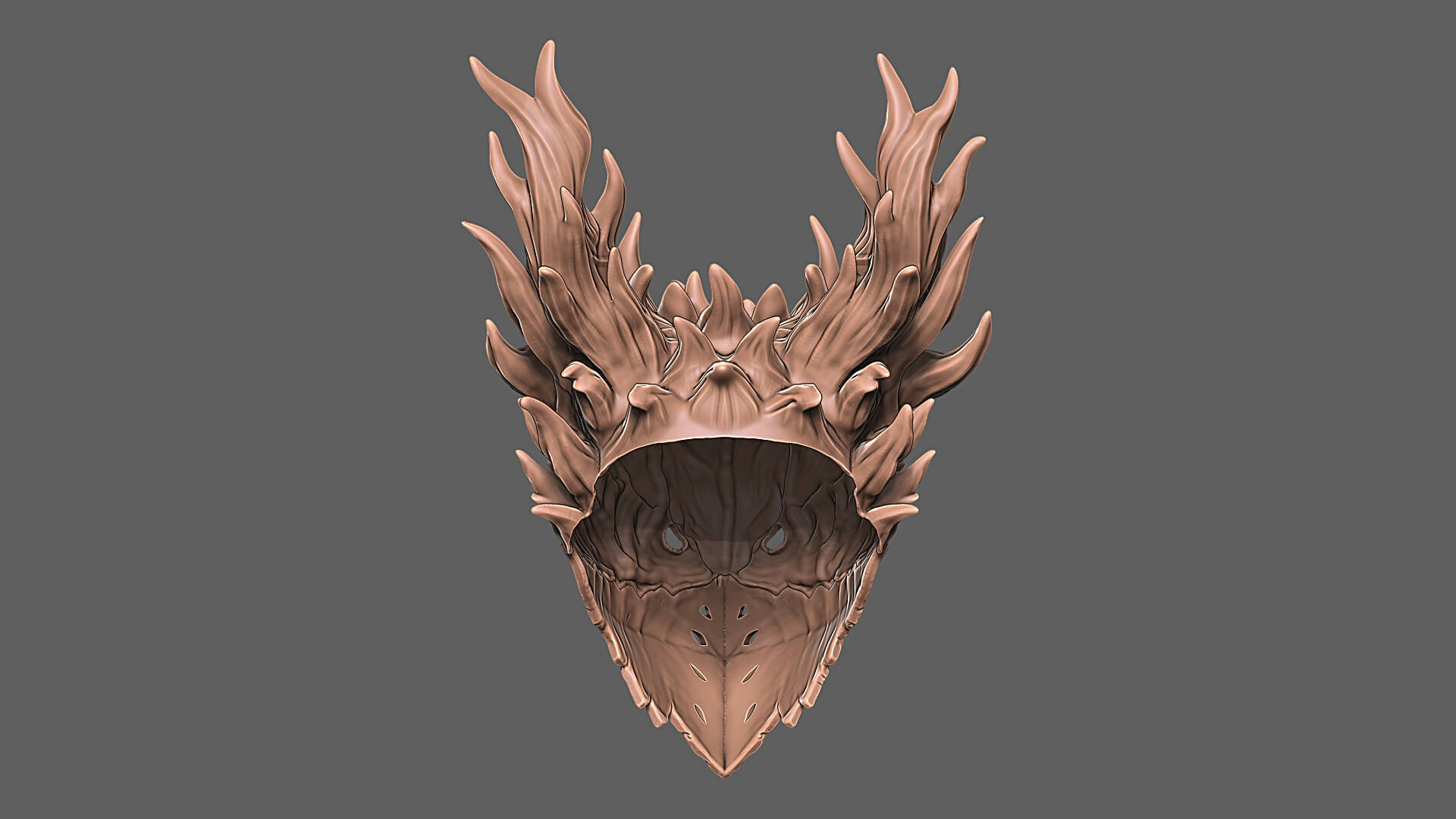 Dark Deku Mask - My Hero Academia Cosplay 3D Model by blackstar90