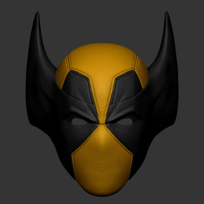 Deadpool X Wolverine Mask - Marvel Comic Cosplay 3D Print Model by ...