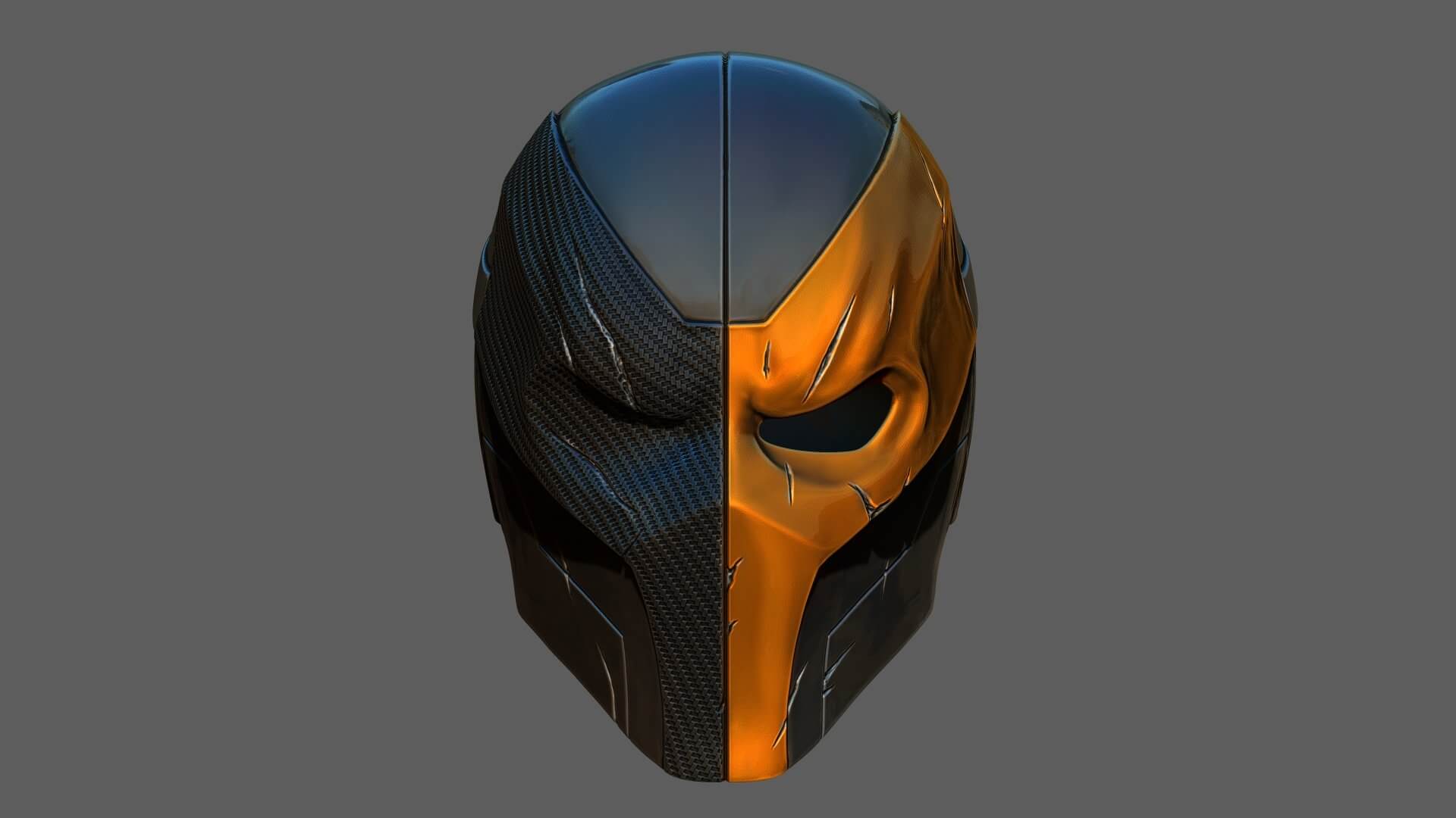 DeathStroke Mask - DC Comics 3D Model by blackstar90