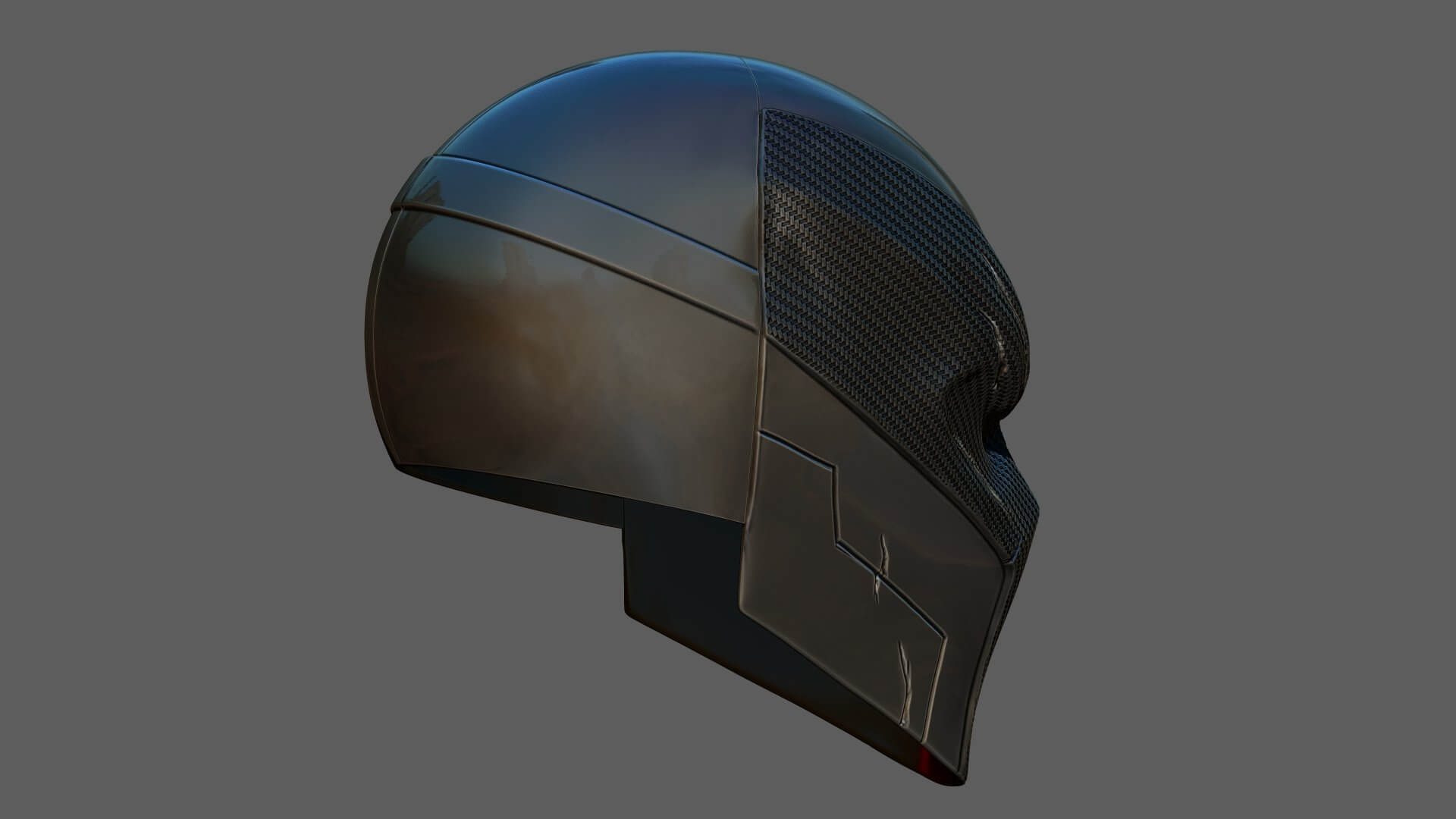 DeathStroke Mask - DC Comics 3D Model by blackstar90