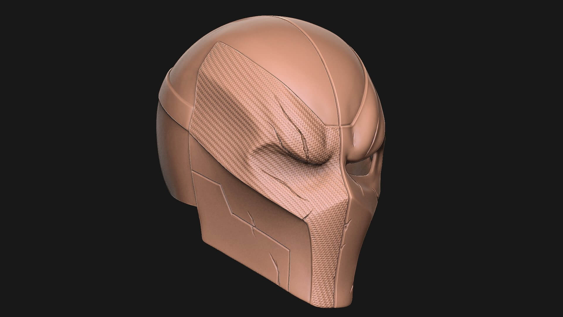 DeathStroke Mask - DC Comics 3D Model by blackstar90