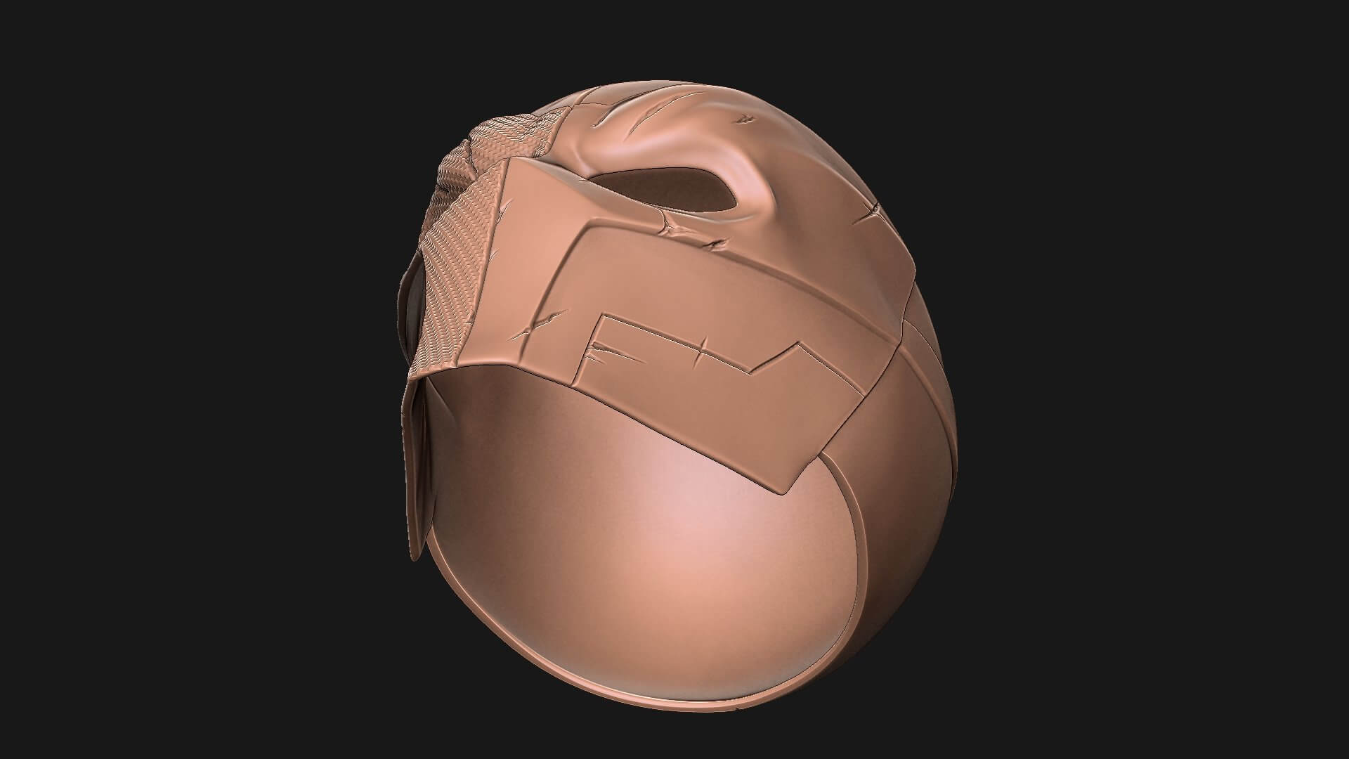 DeathStroke Mask - DC Comics 3D Model by blackstar90