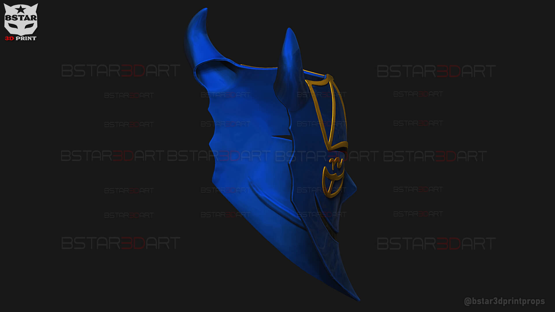 Demiurge Mask Stl - Overlord Cosplay 3D Print Model by blackstar90