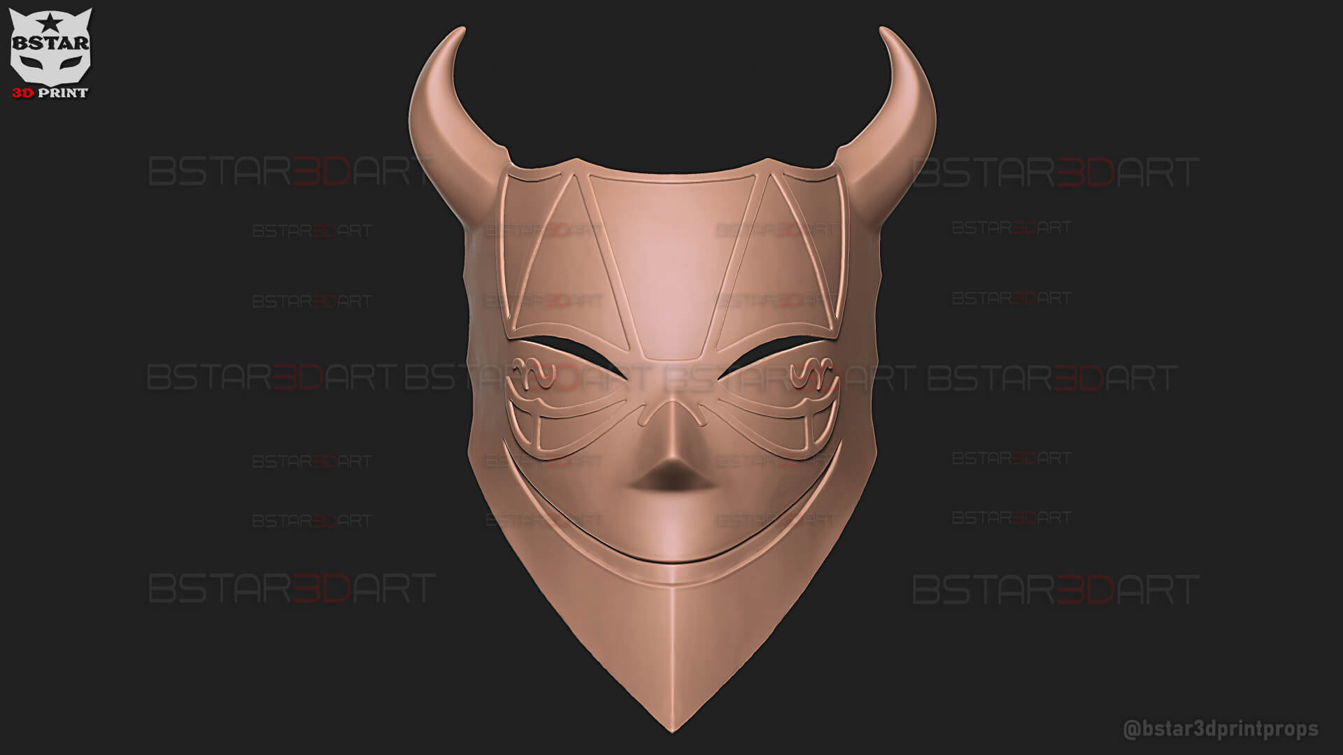 Demiurge Mask Stl - Overlord Cosplay 3D Print Model by blackstar90