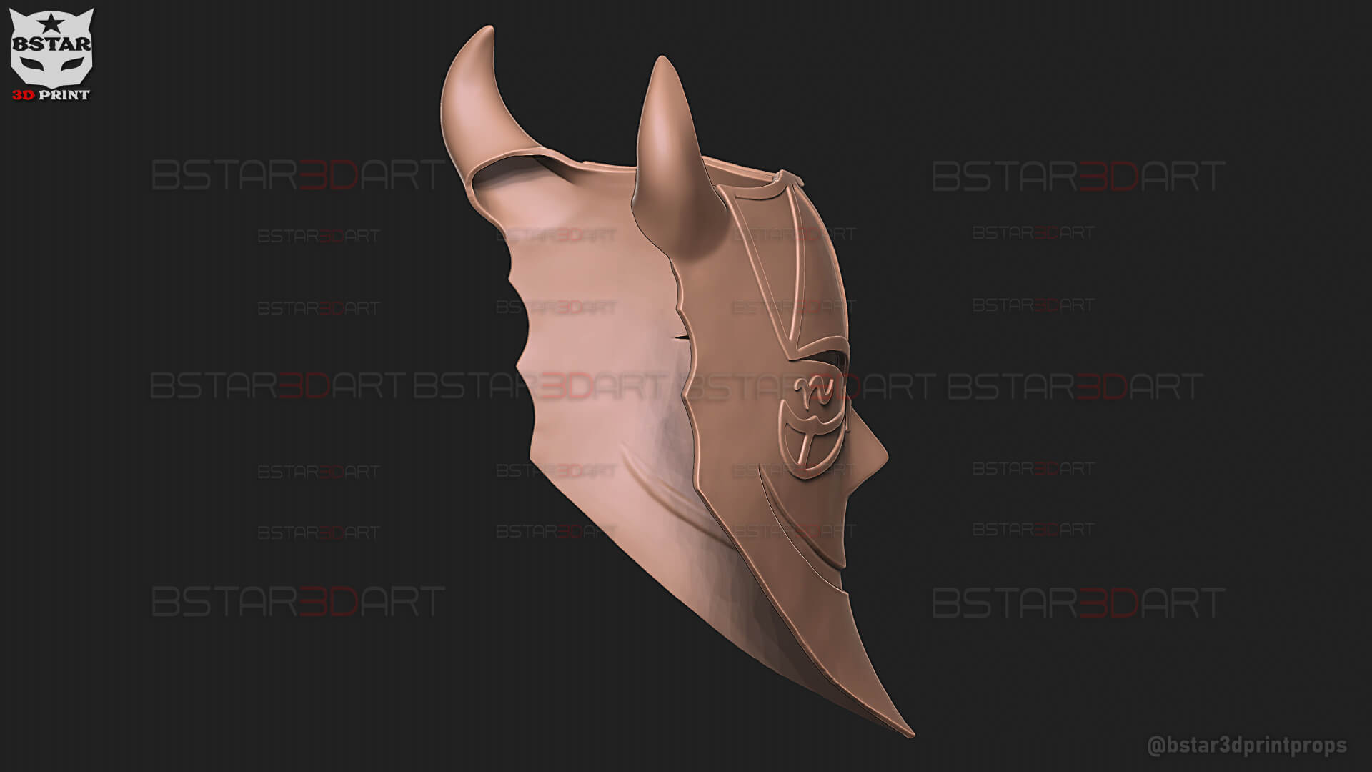 Demiurge Mask Stl - Overlord Cosplay 3D Print Model by blackstar90