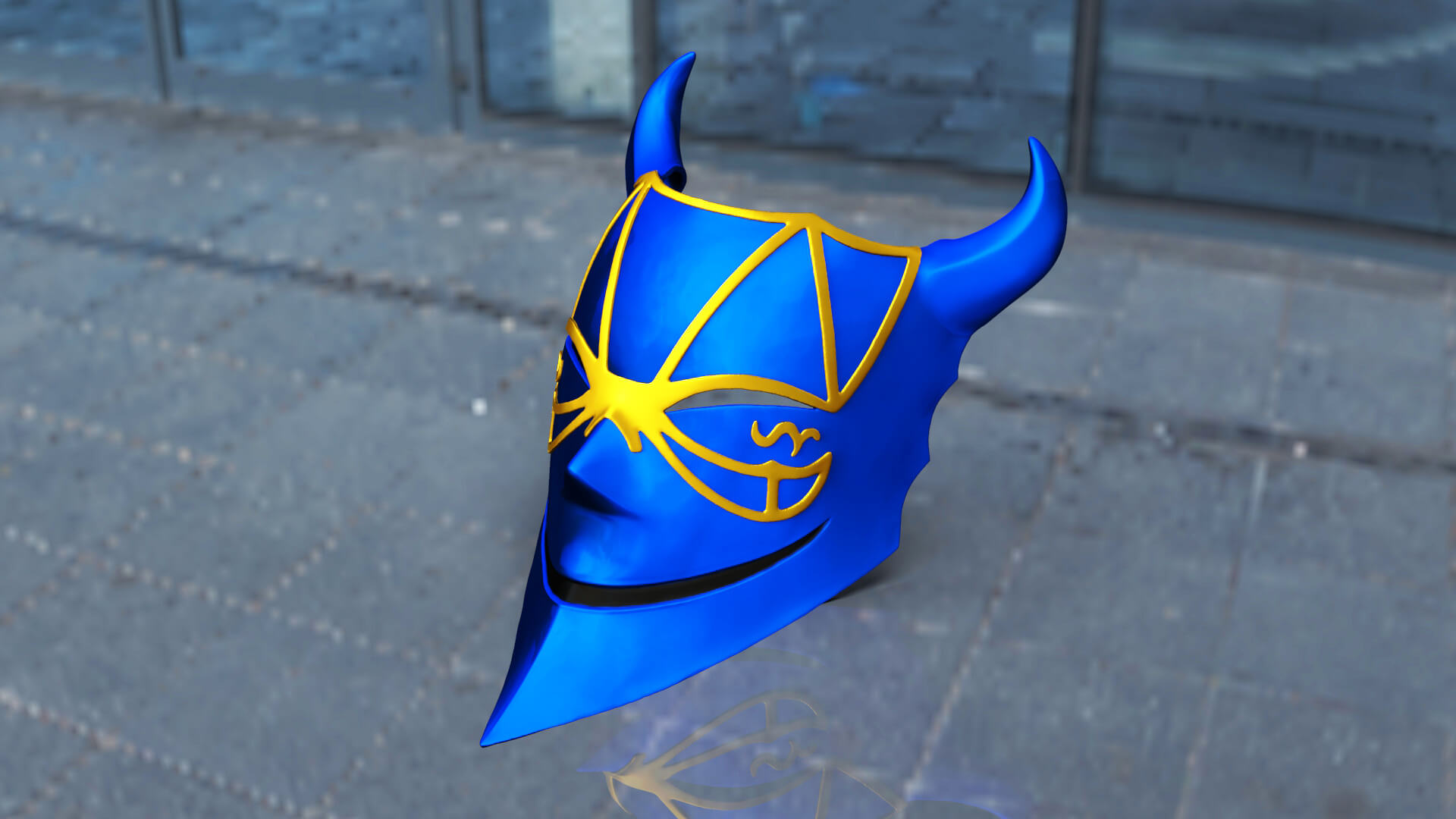 Demiurge Mask Stl - Overlord Cosplay 3D Print Model by blackstar90