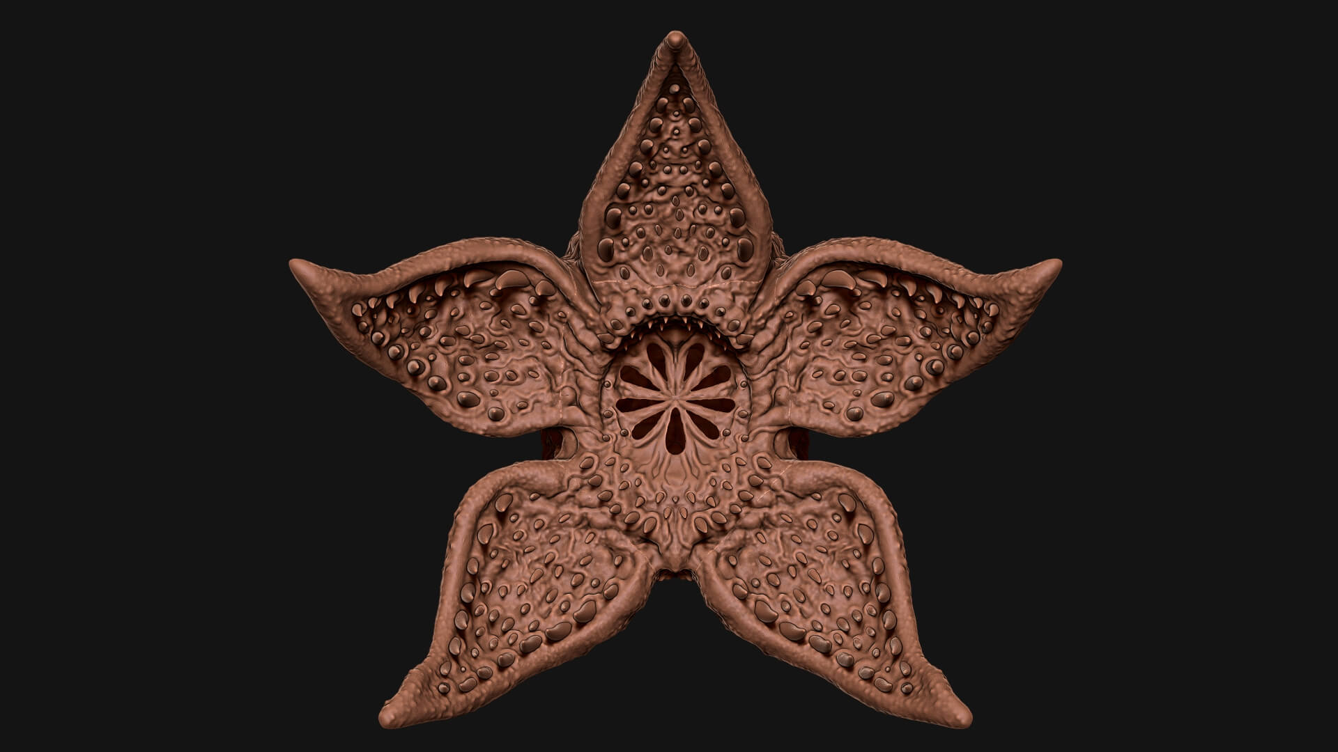 Demogorgon Mask - Stranger Things Cosplay 3D Model by blackstar90