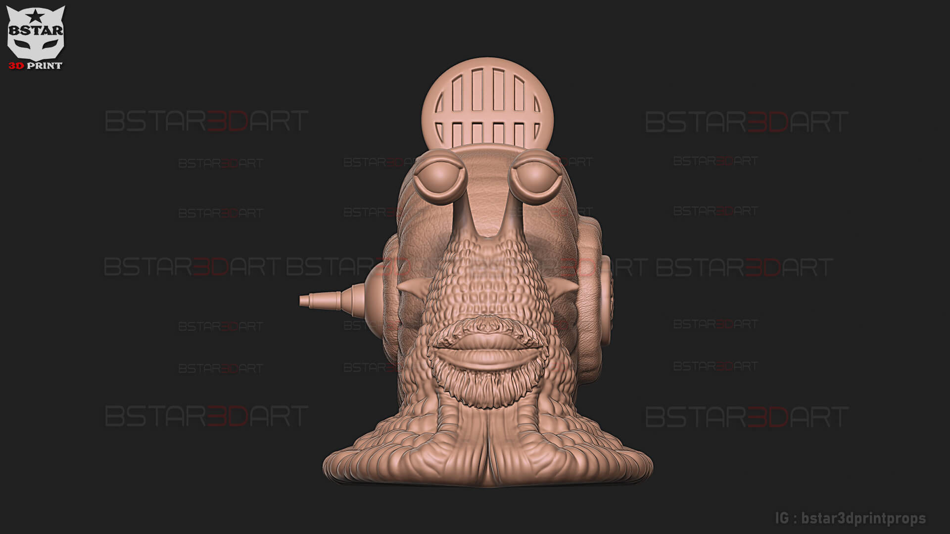 Den Den Mushi - Transponder Snail High Quality - One Piece 3D Model by ...