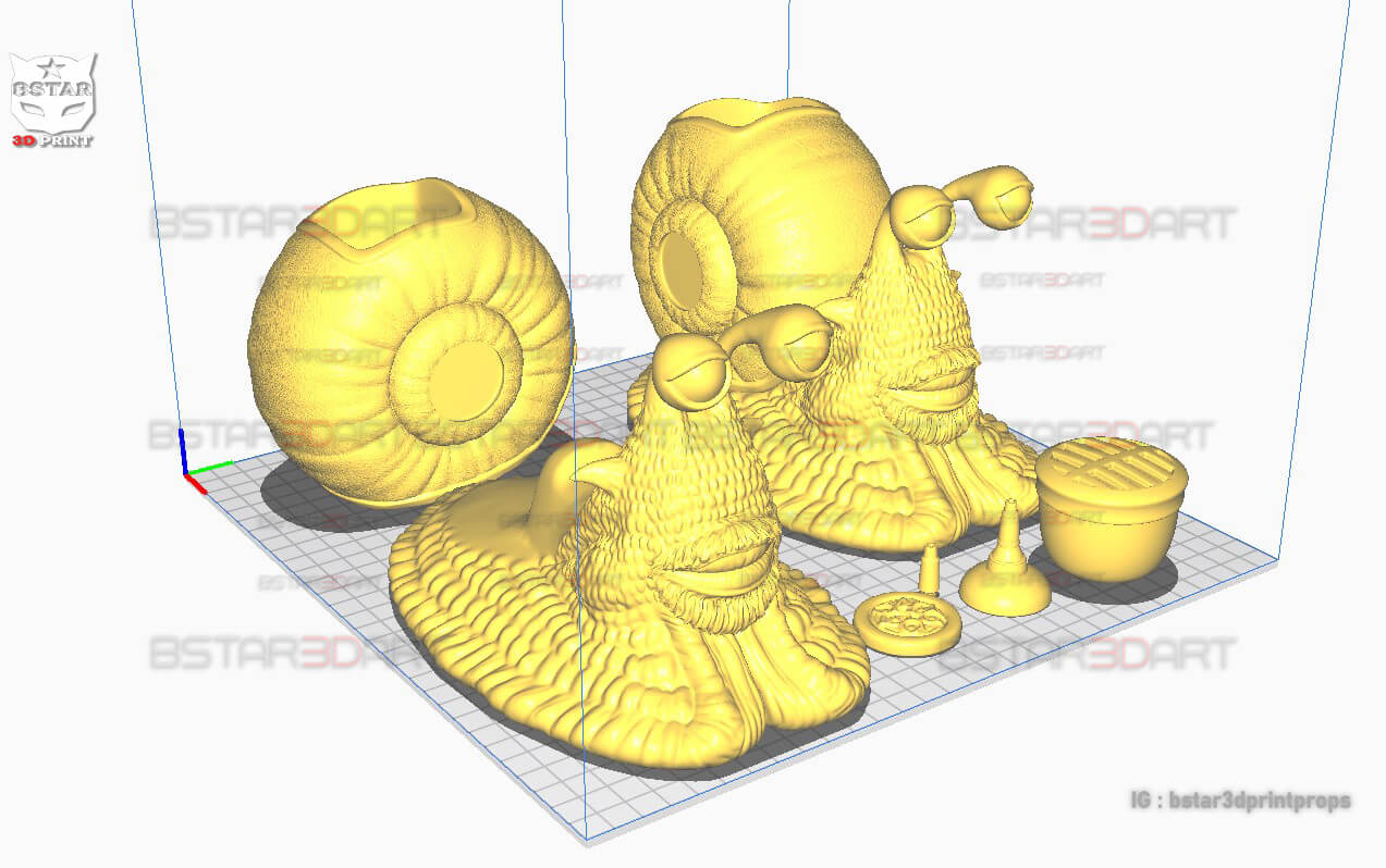 Den Den Mushi - Transponder Snail High Quality - One Piece 3D Model by ...