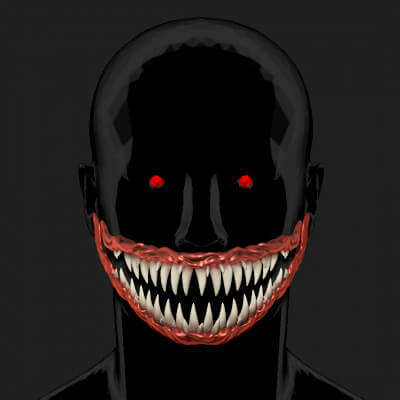 Monster Teeth - Jaw Moveable - Halloween Cosplay 3D Model by blackstar90