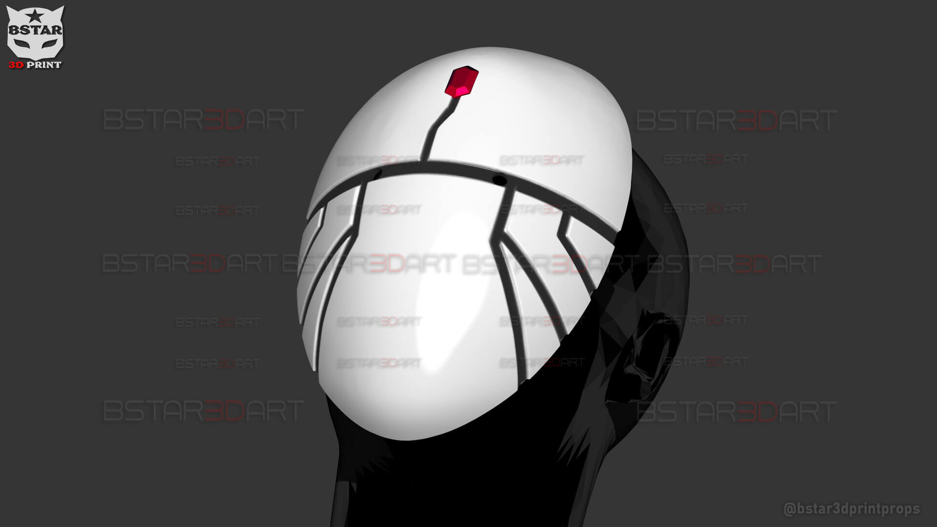 Evileye Mask - Overlord Cosplay 3D Print Model by blackstar90