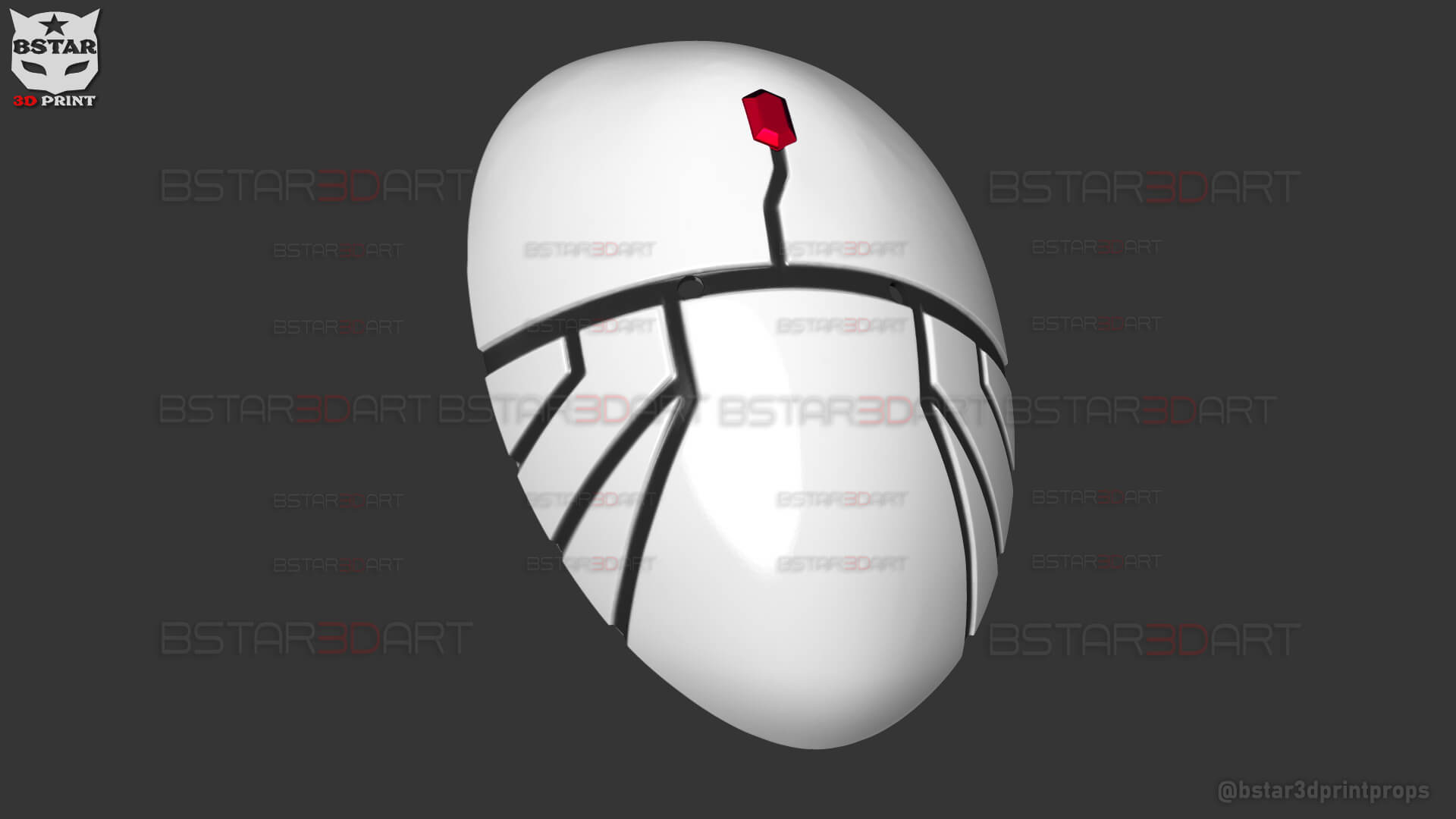 Evileye Mask - Overlord Cosplay 3D Print Model by blackstar90