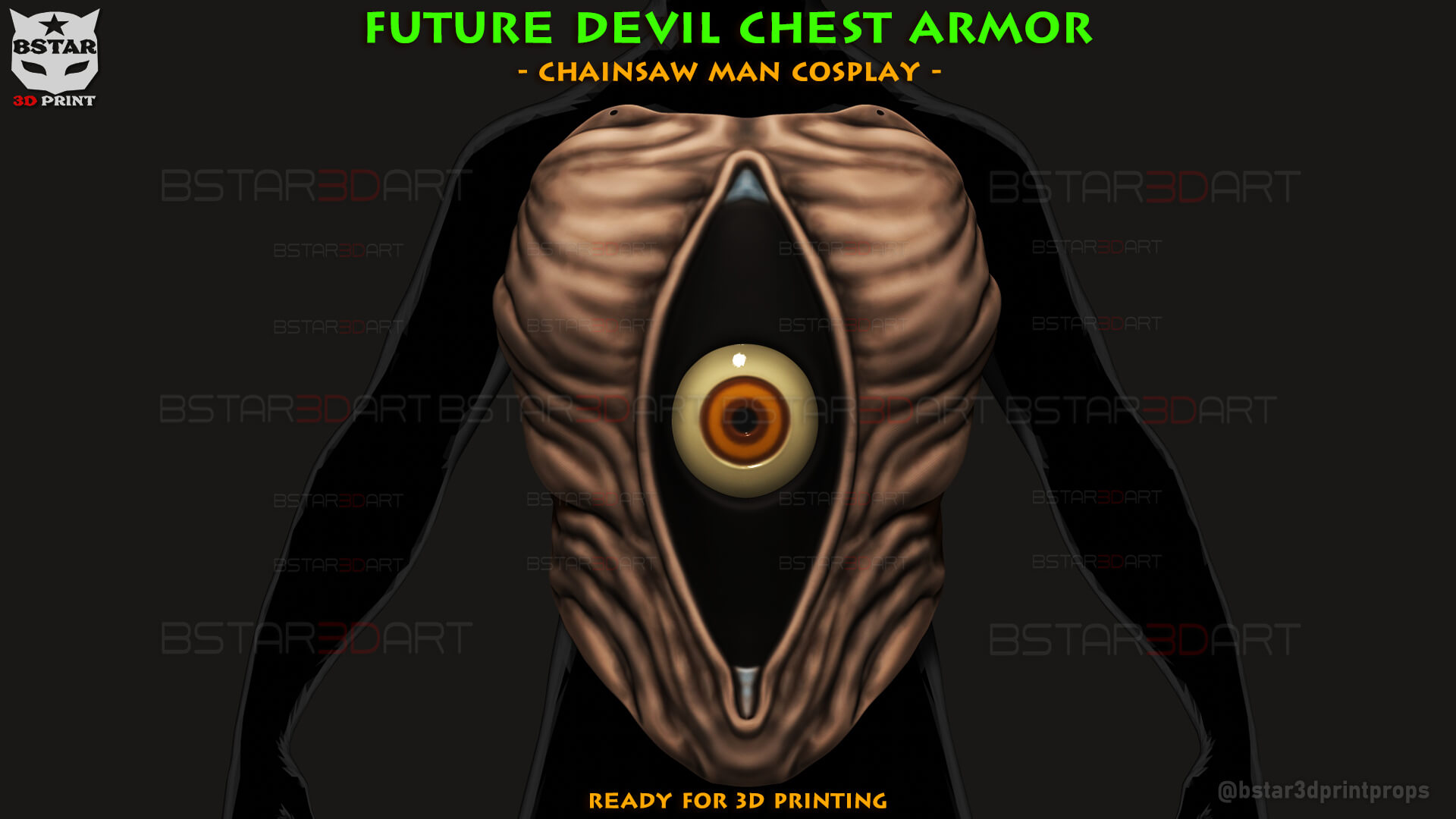 Future Devil Mask - Chainsaw Man Cosplay 3D Model by blackstar90