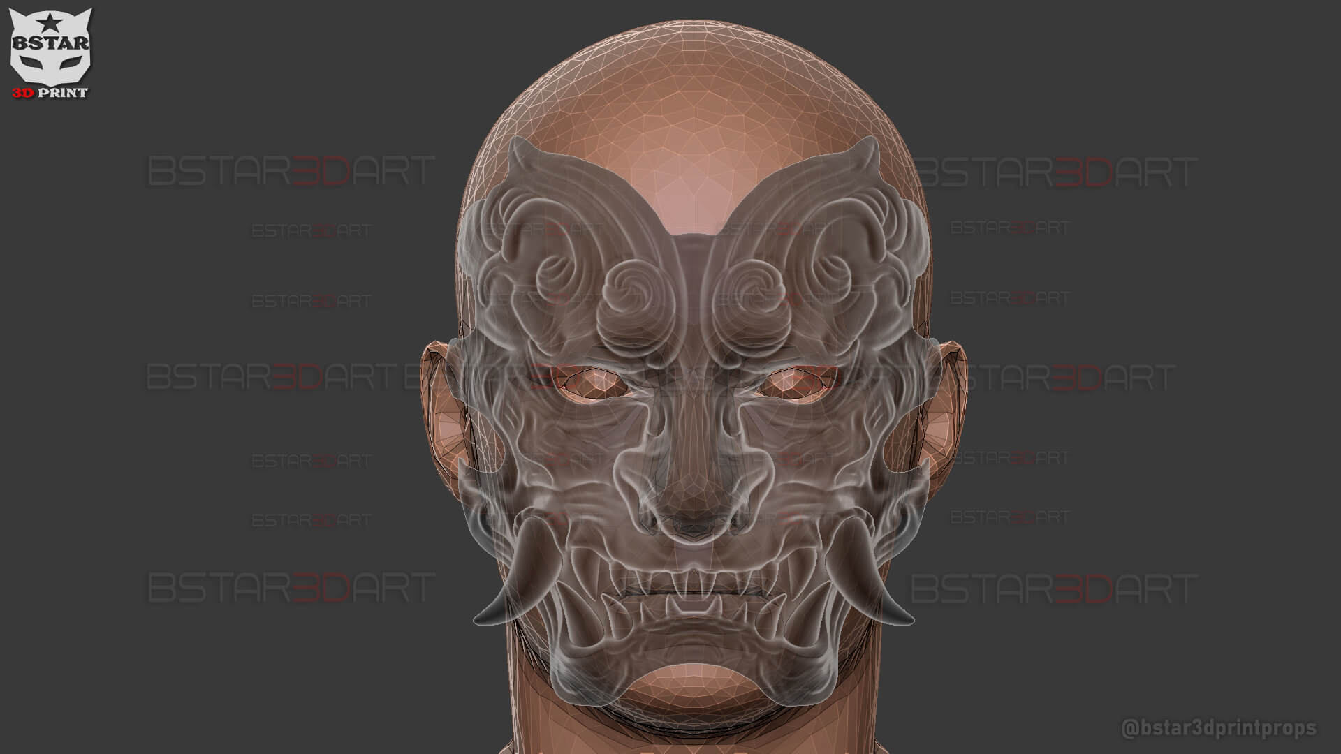Galeguard Beast Face Mask - Black Myth Wukong Cosplay 3D Model by ...