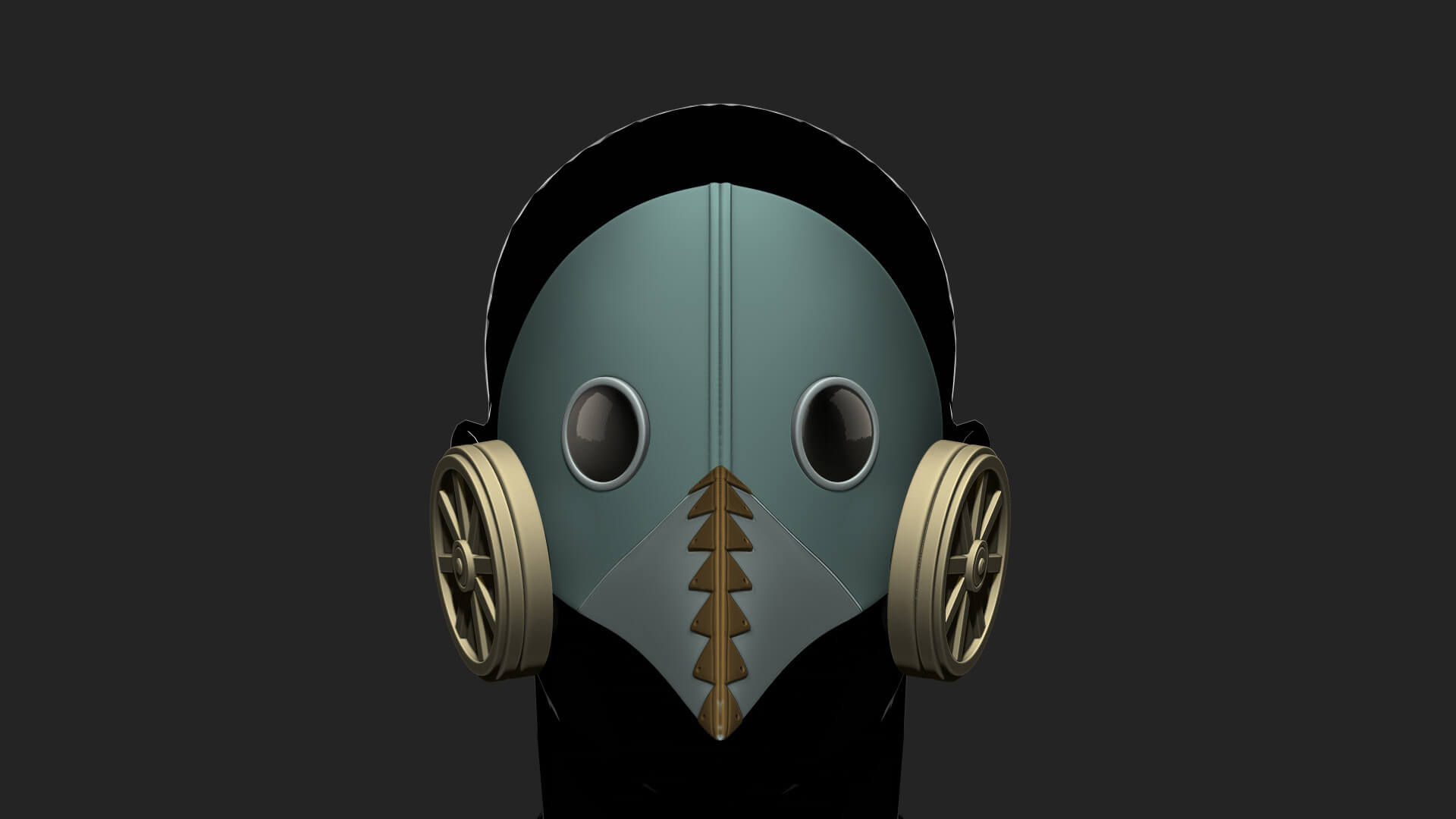 Galgali Mask - ChainsawMan Cosplay 3D Model by blackstar90