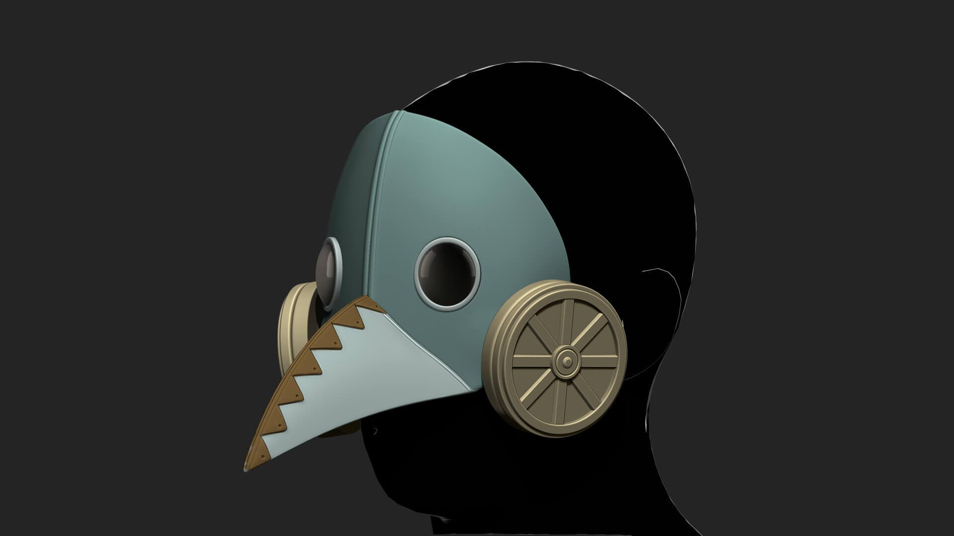 Galgali Mask - ChainsawMan Cosplay 3D Model by blackstar90