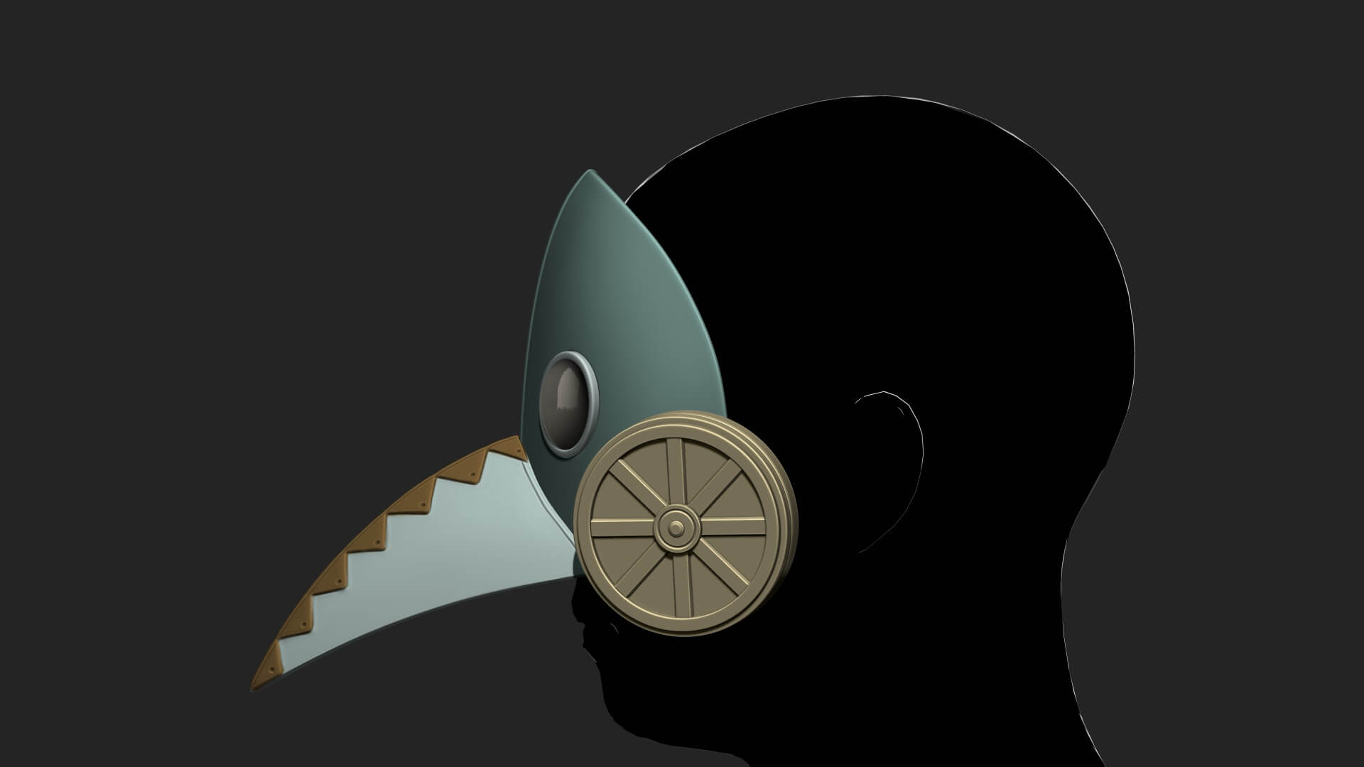 Galgali Mask - ChainsawMan Cosplay 3D Model by blackstar90