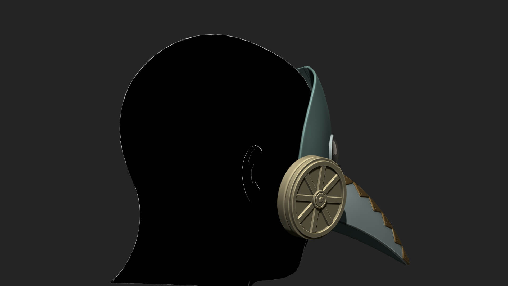 Galgali Mask - ChainsawMan Cosplay 3D Model by blackstar90