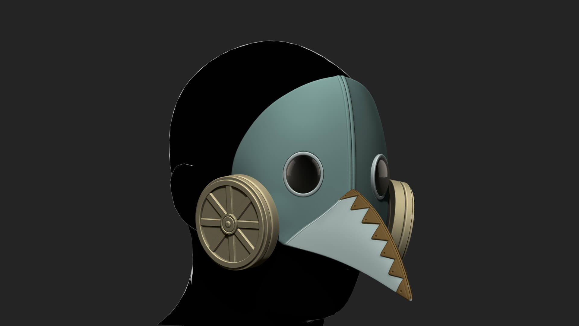 Galgali Mask - ChainsawMan Cosplay 3D Model by blackstar90