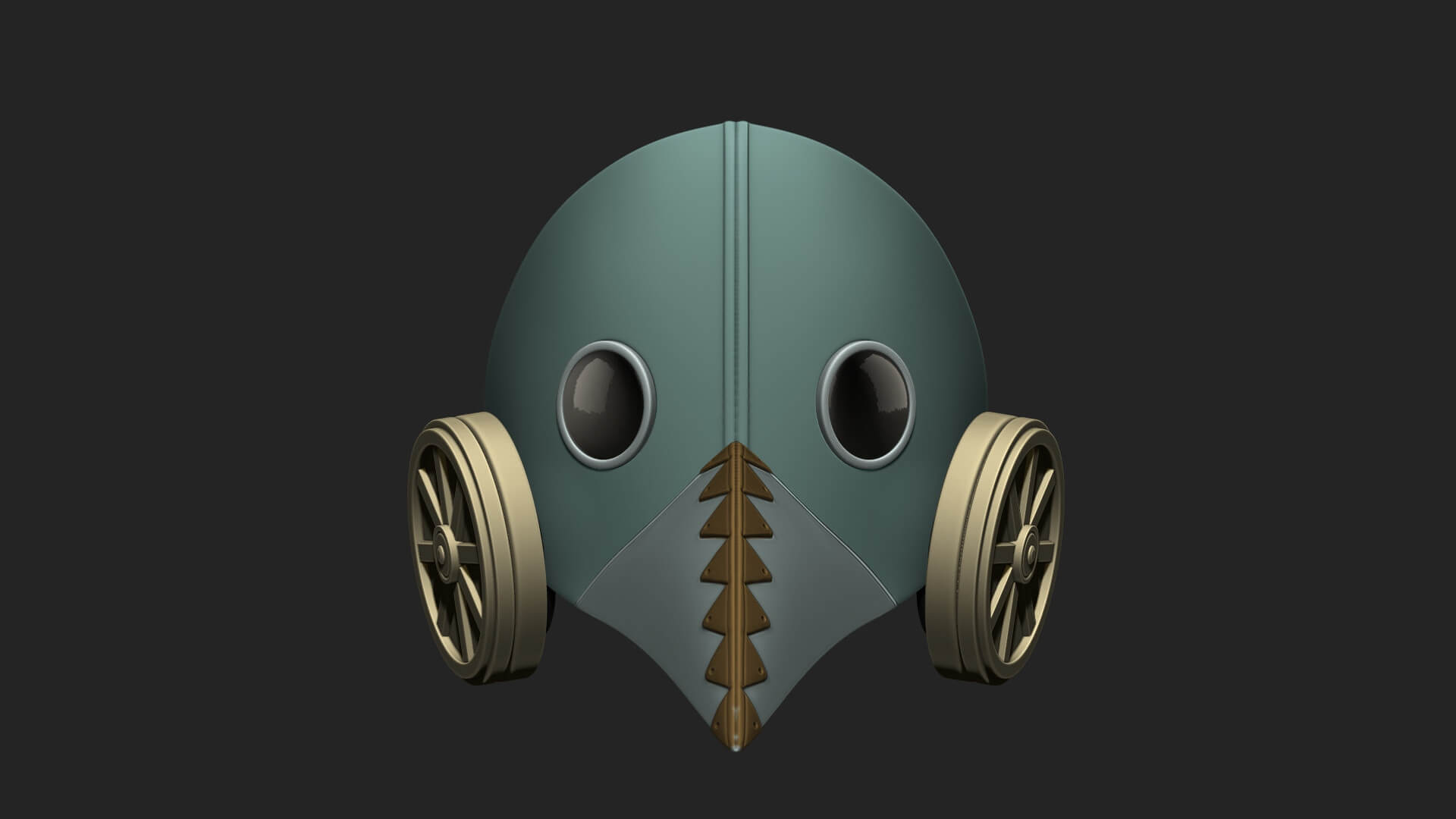 Galgali Mask - ChainsawMan Cosplay 3D Model by blackstar90