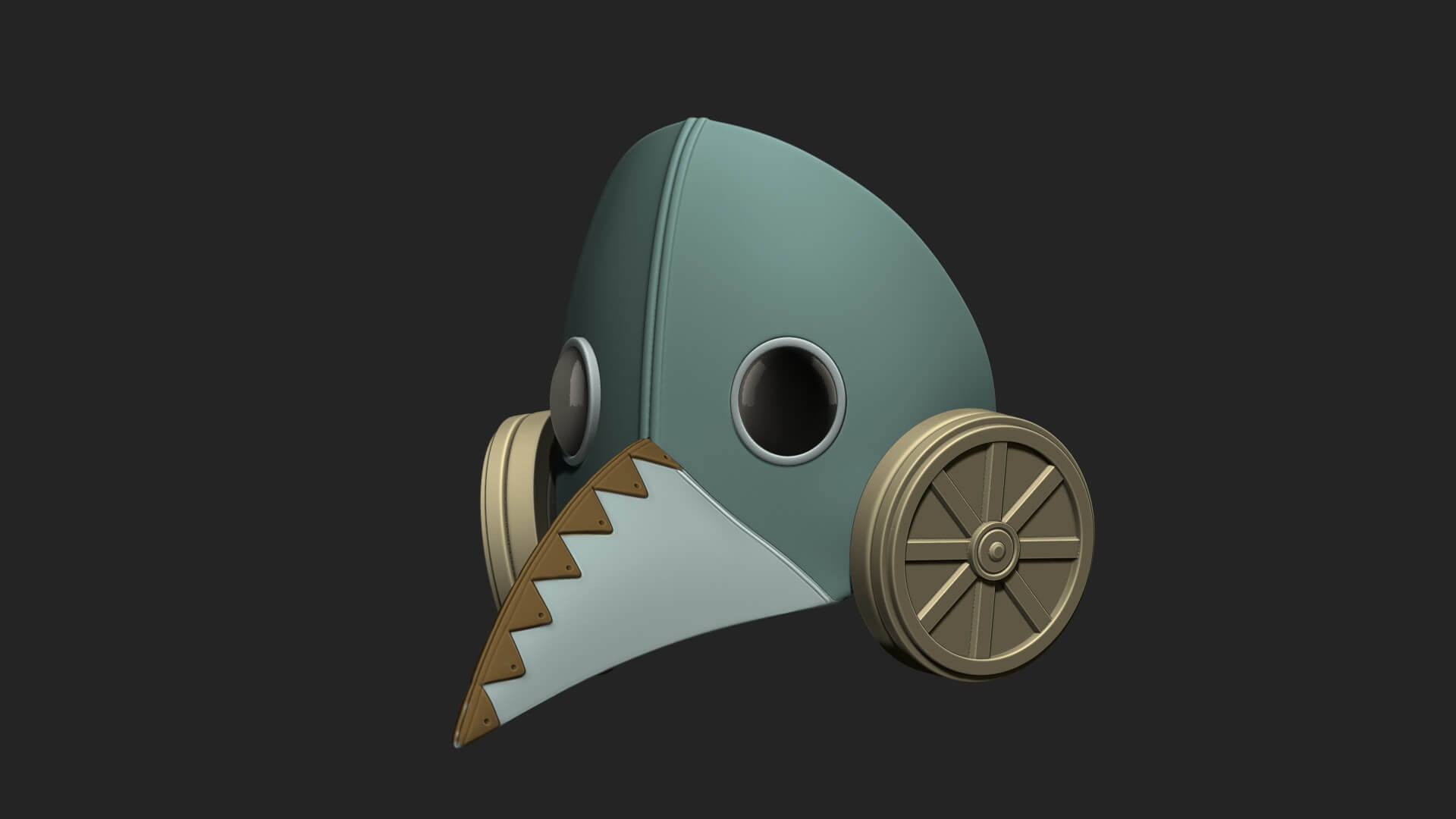 Galgali Mask - ChainsawMan Cosplay 3D Model by blackstar90