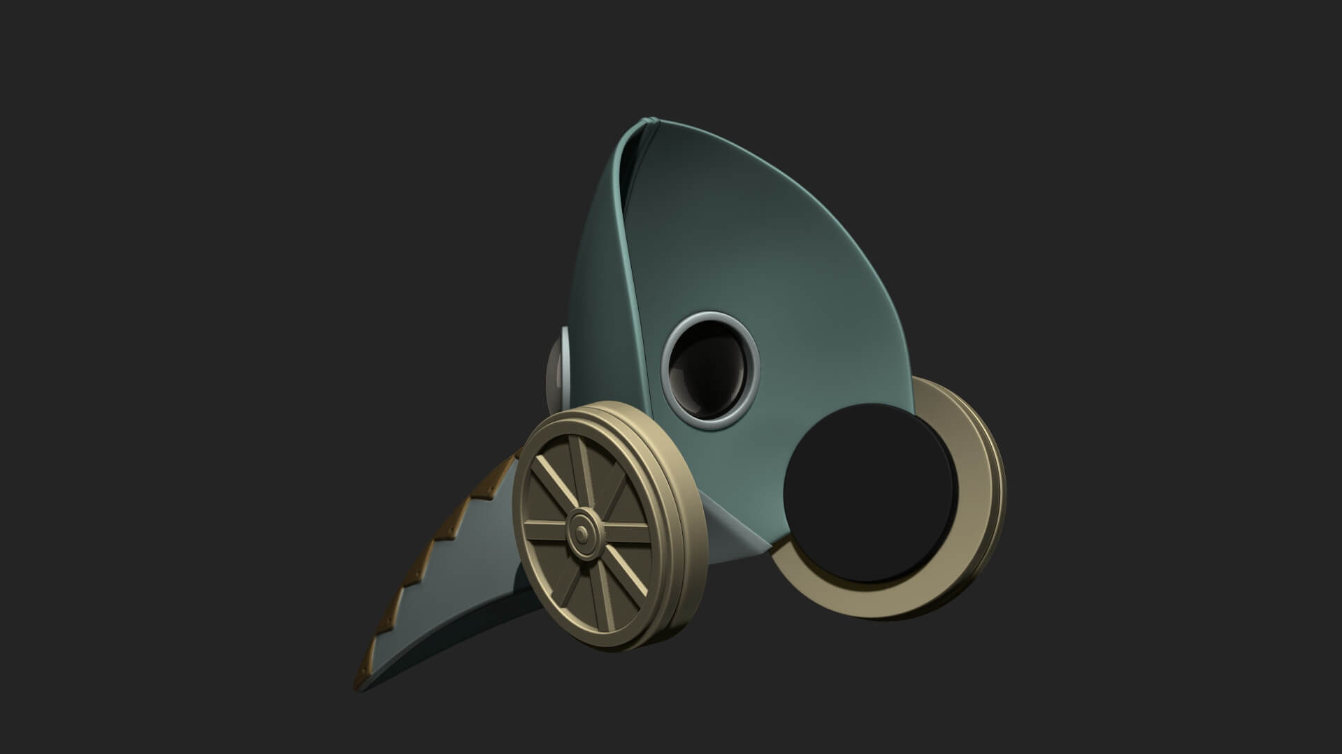 Galgali Mask - ChainsawMan Cosplay 3D Model by blackstar90